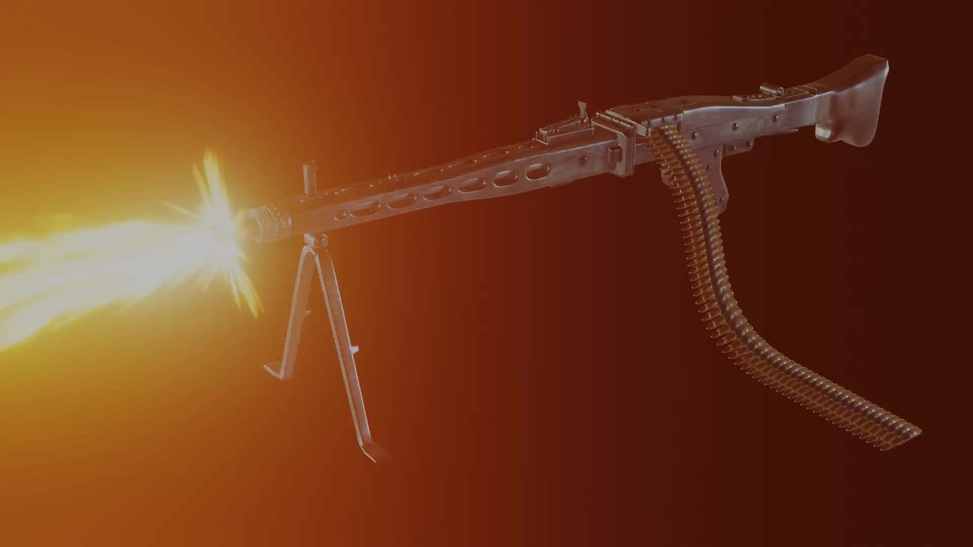 ArtStation - WIP MG42 (No shells or link ejection added)