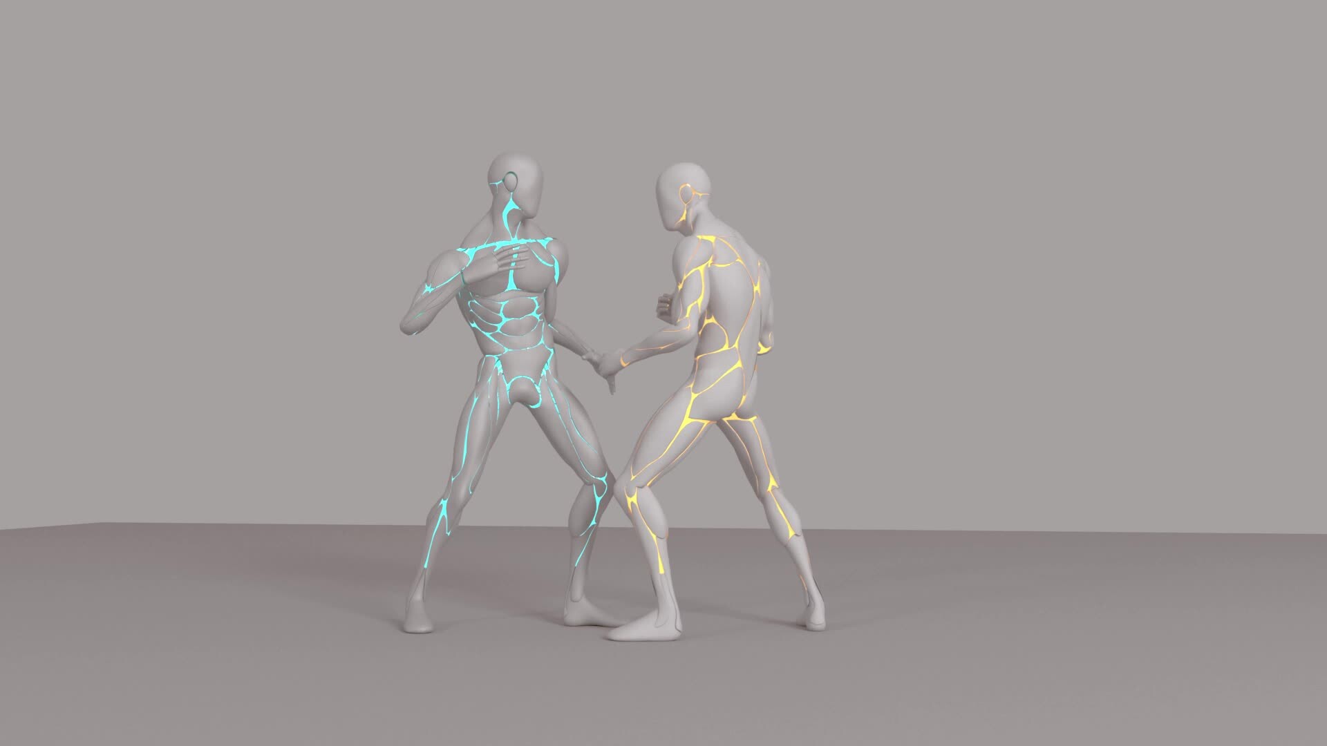 ArtStation - An animation practice from the fight scene in movie 'Ongbak'.