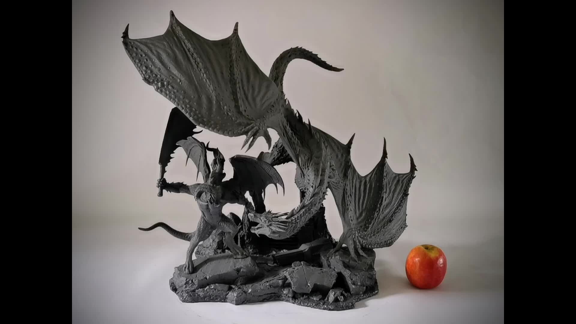 ArtStation - Smaug VS The Balrog