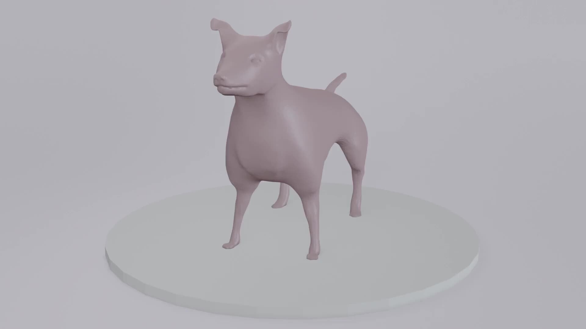 ArtStation - 3D Dog Render Turnaround