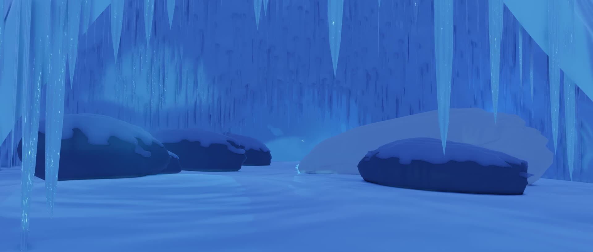 ArtStation - Ice Cave using Geometry Nodes (Blender)