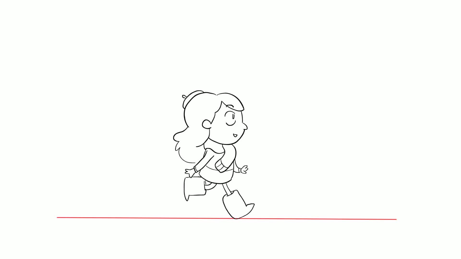 ArtStation - Hilda walk cycle