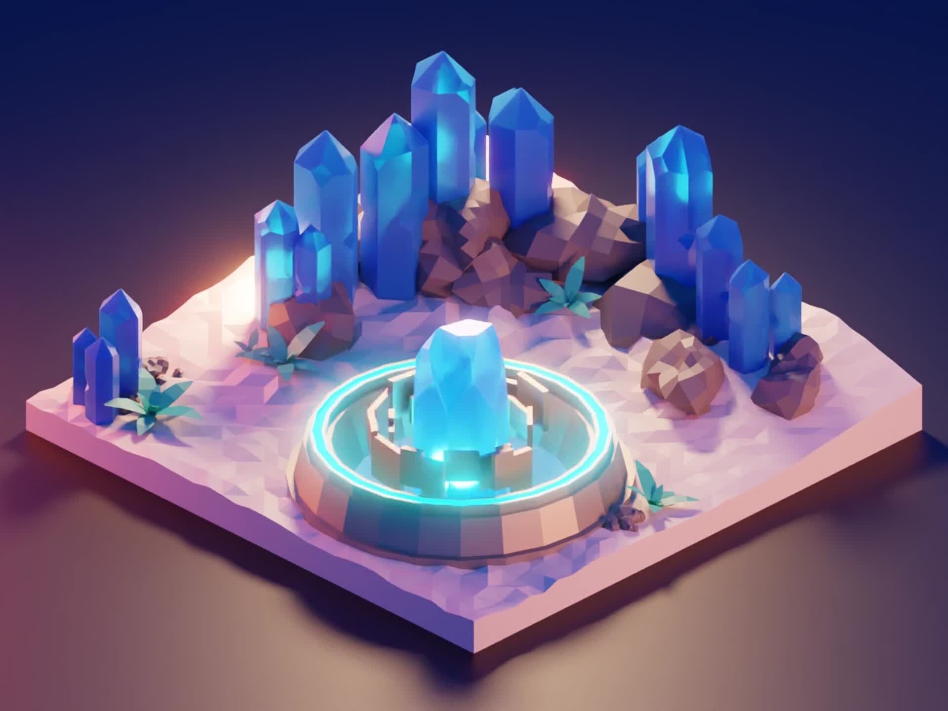 ArtStation - Crystal Desert