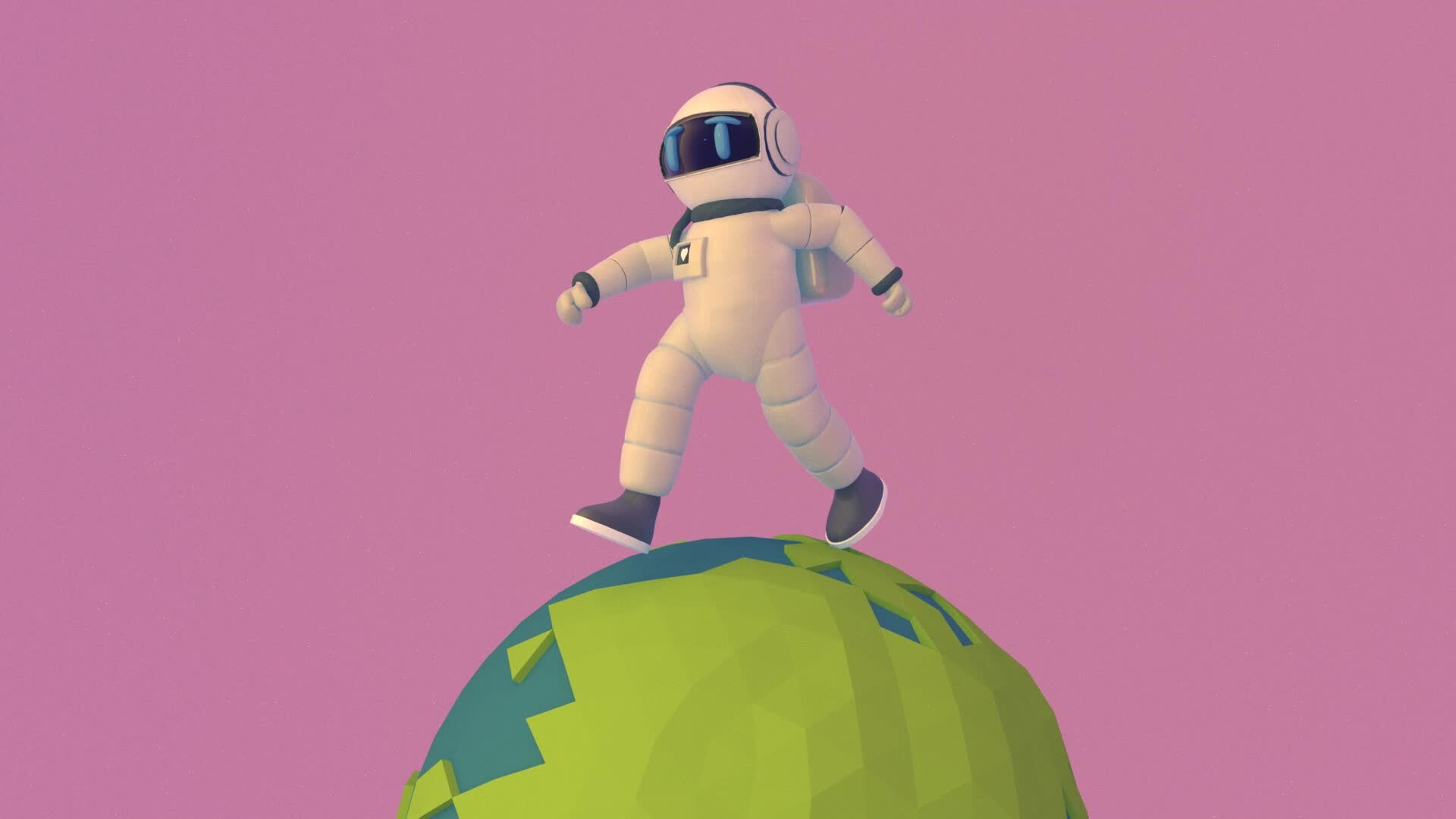 ArtStation - 3D animation_ANFX311_spaceman