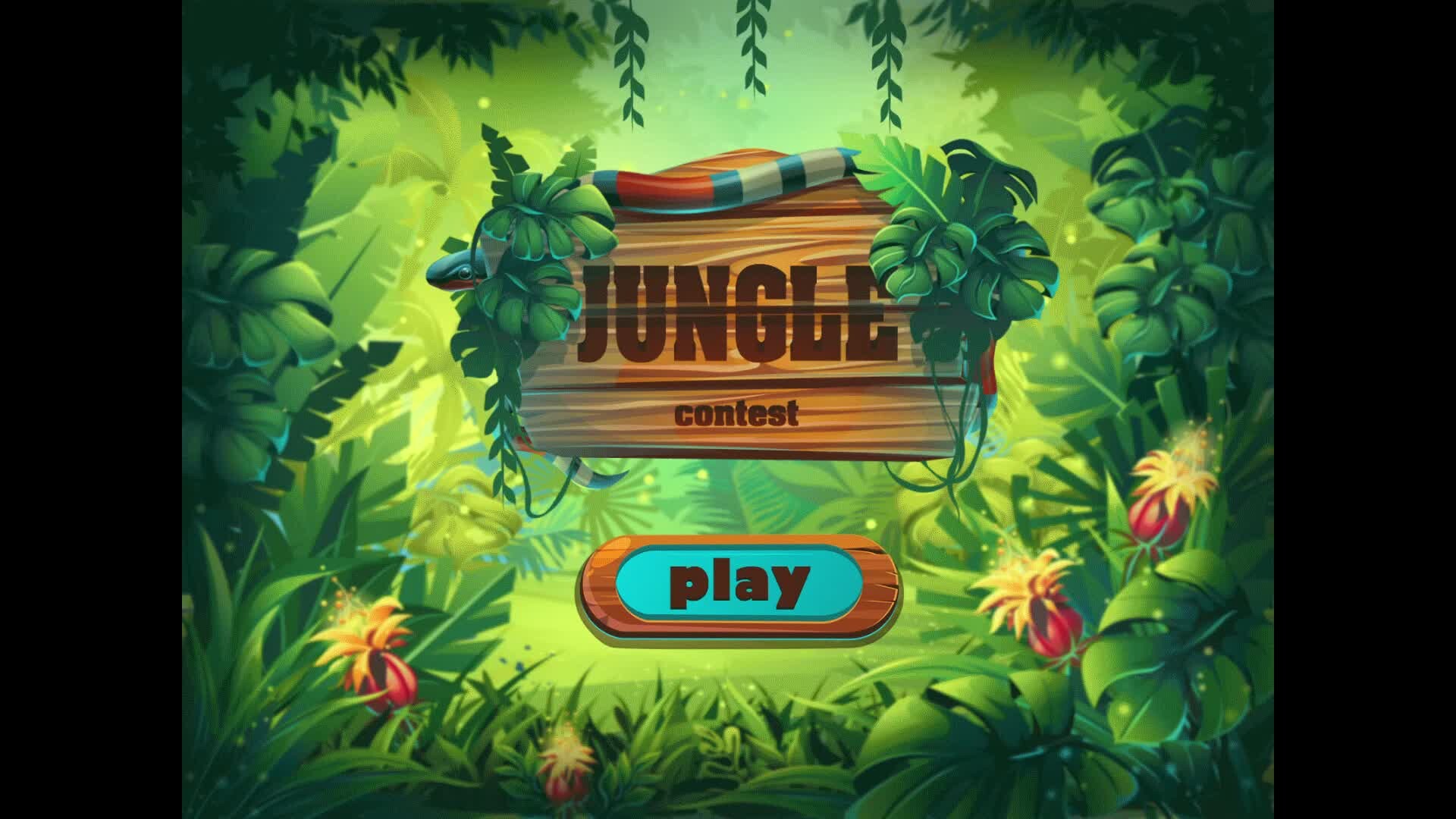 ArtStation - JUNGLE GAME MENU