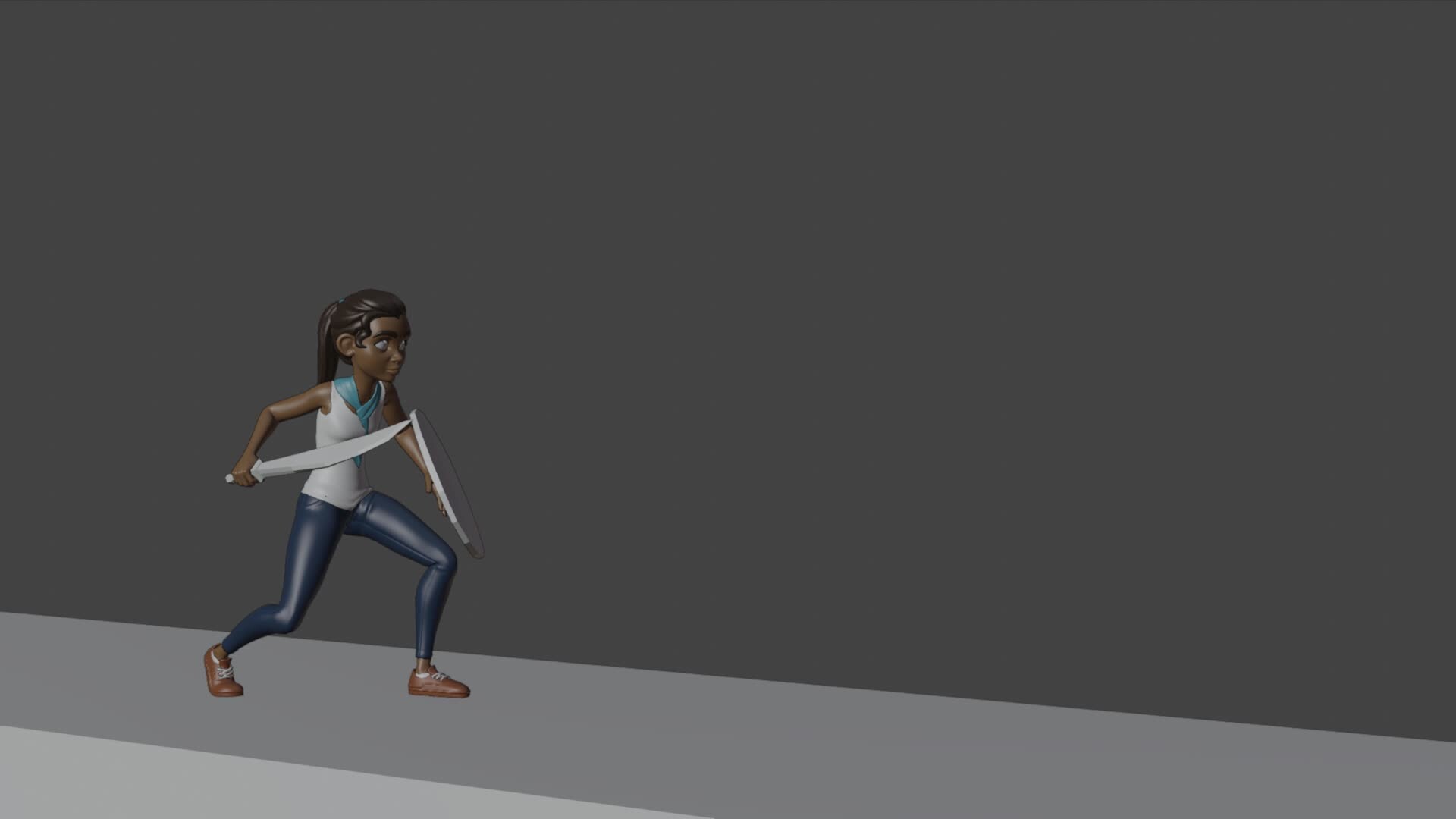 ArtStation - Sword and Shield Attack Sequence