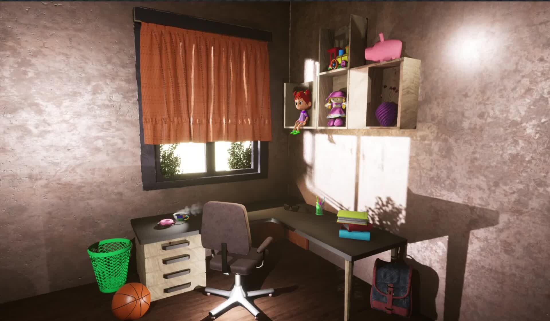 ArtStation - cozy study room