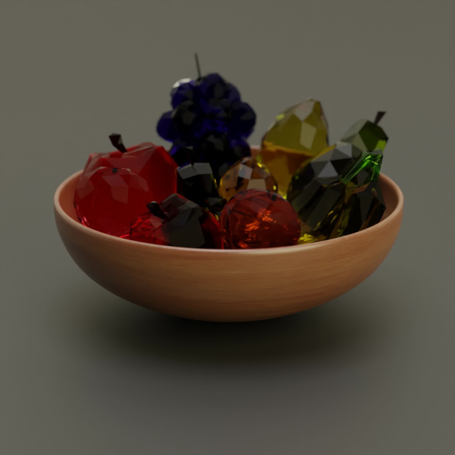 ArtStation - Crystal Fruit Bowl
