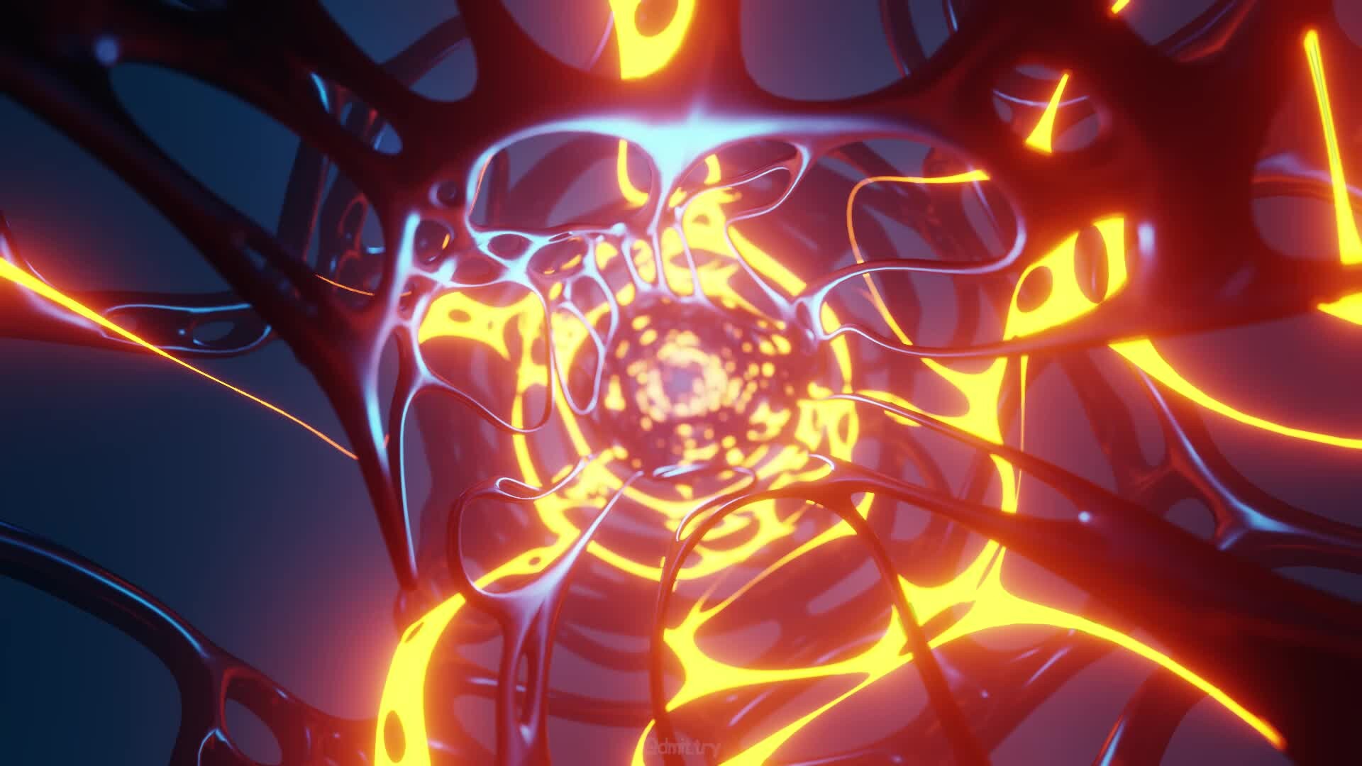 ArtStation - Organic Sci-Fi Animation loop