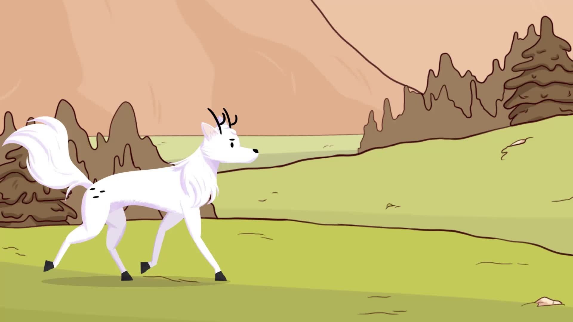 ArtStation - Deer Fox from Hilda