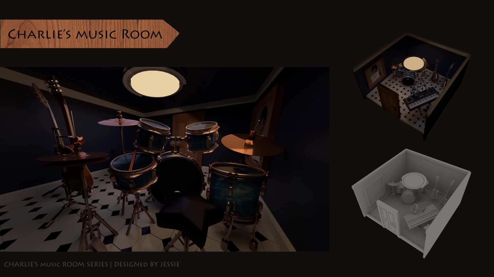 ArtStation - CHARLIE'S MUSIC ROOM SERIES 03