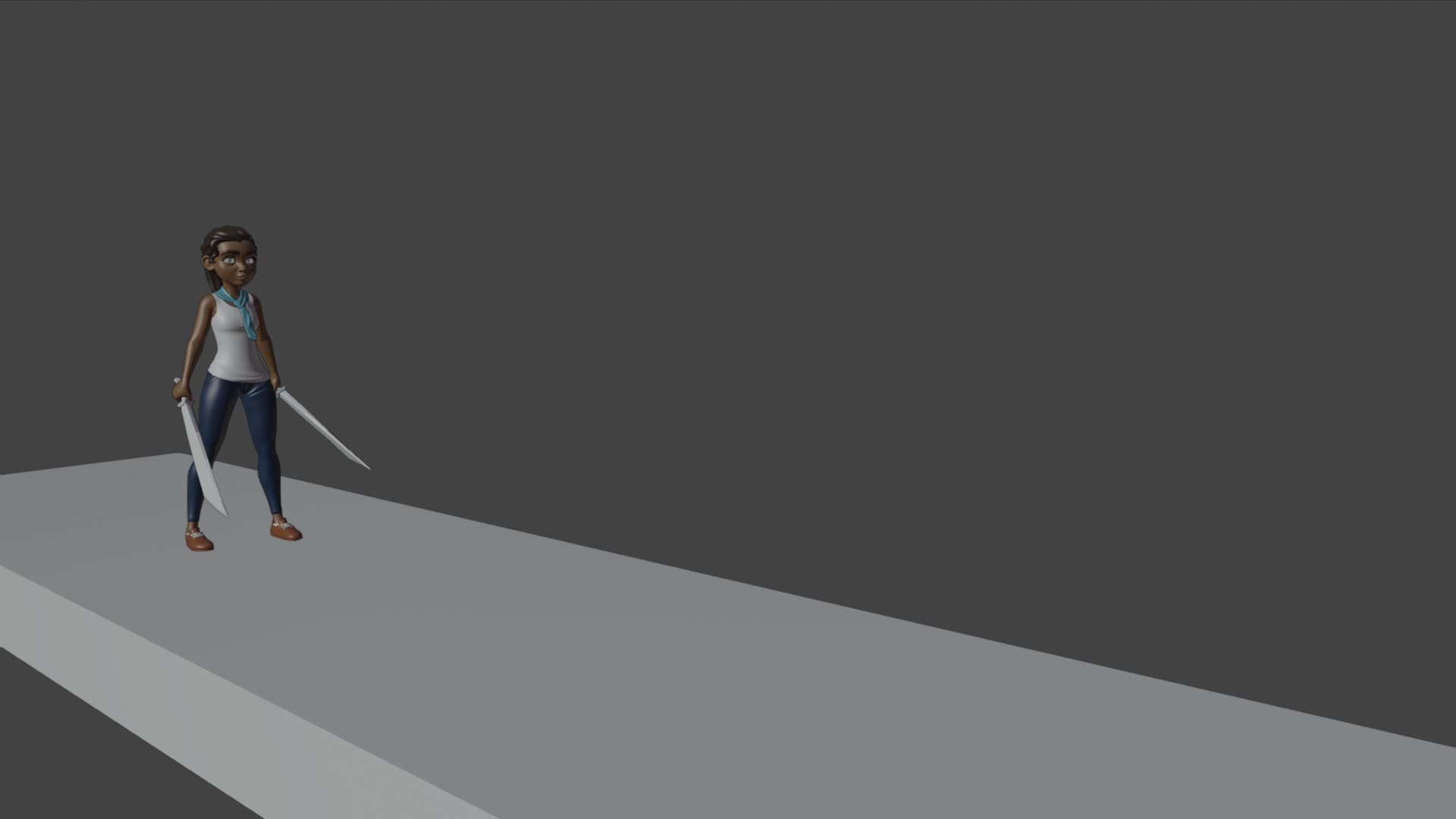 ArtStation - Double Sword Attack Sequence