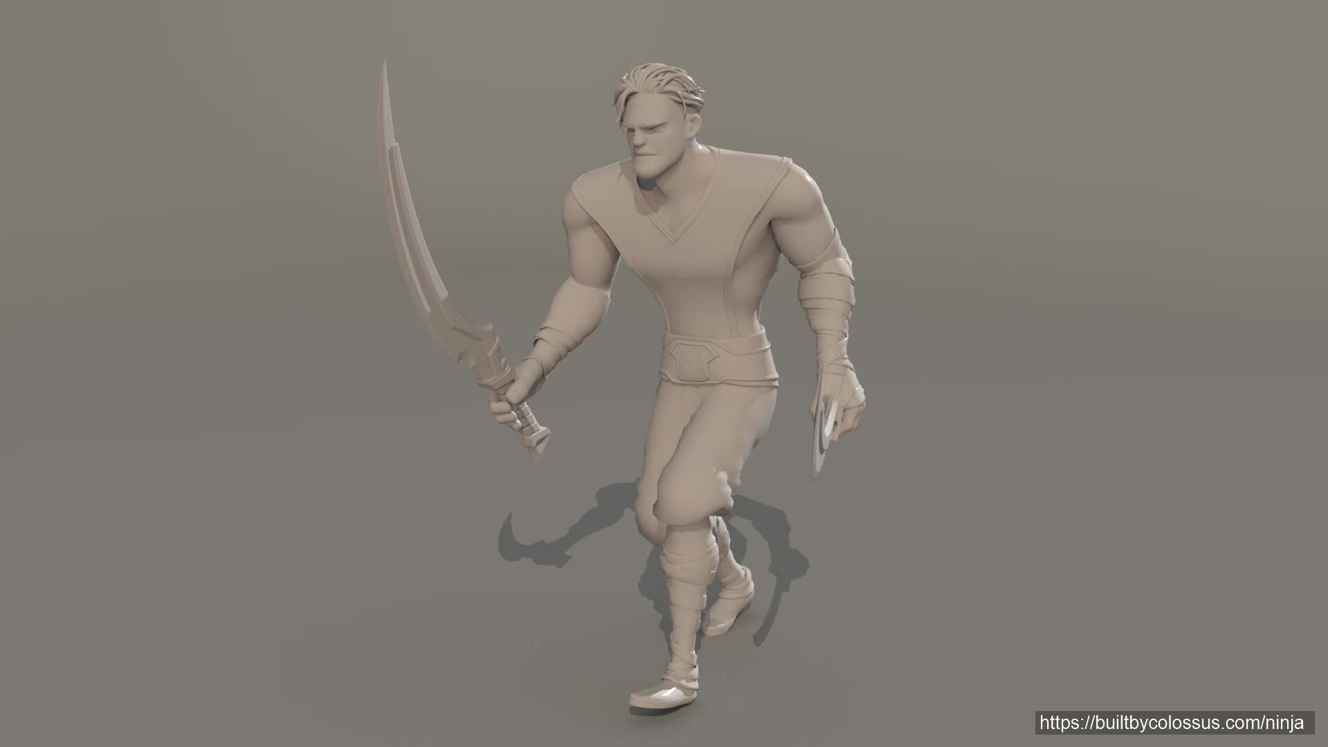 ArtStation - Swordmen walk