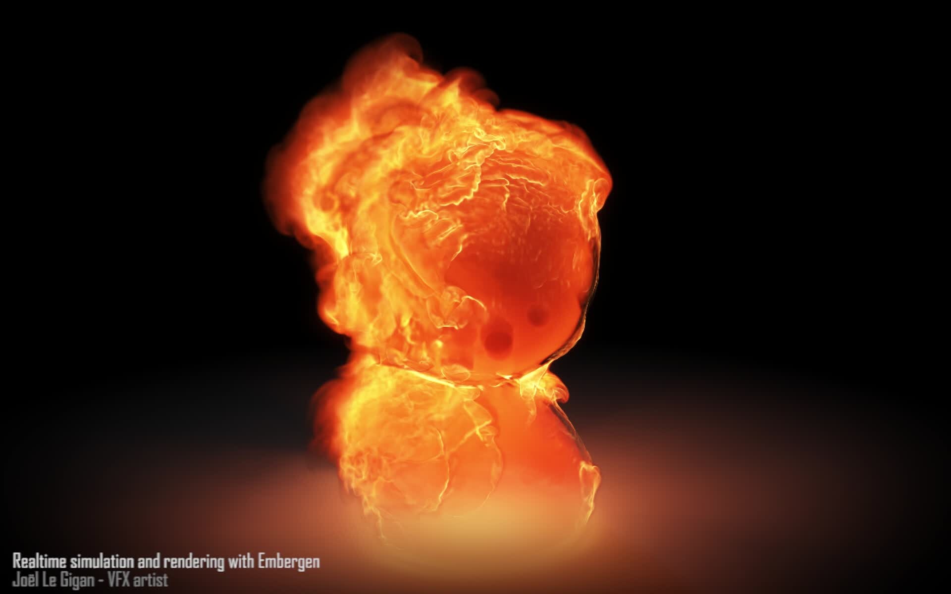 ArtStation - Experimental Fire ball 2