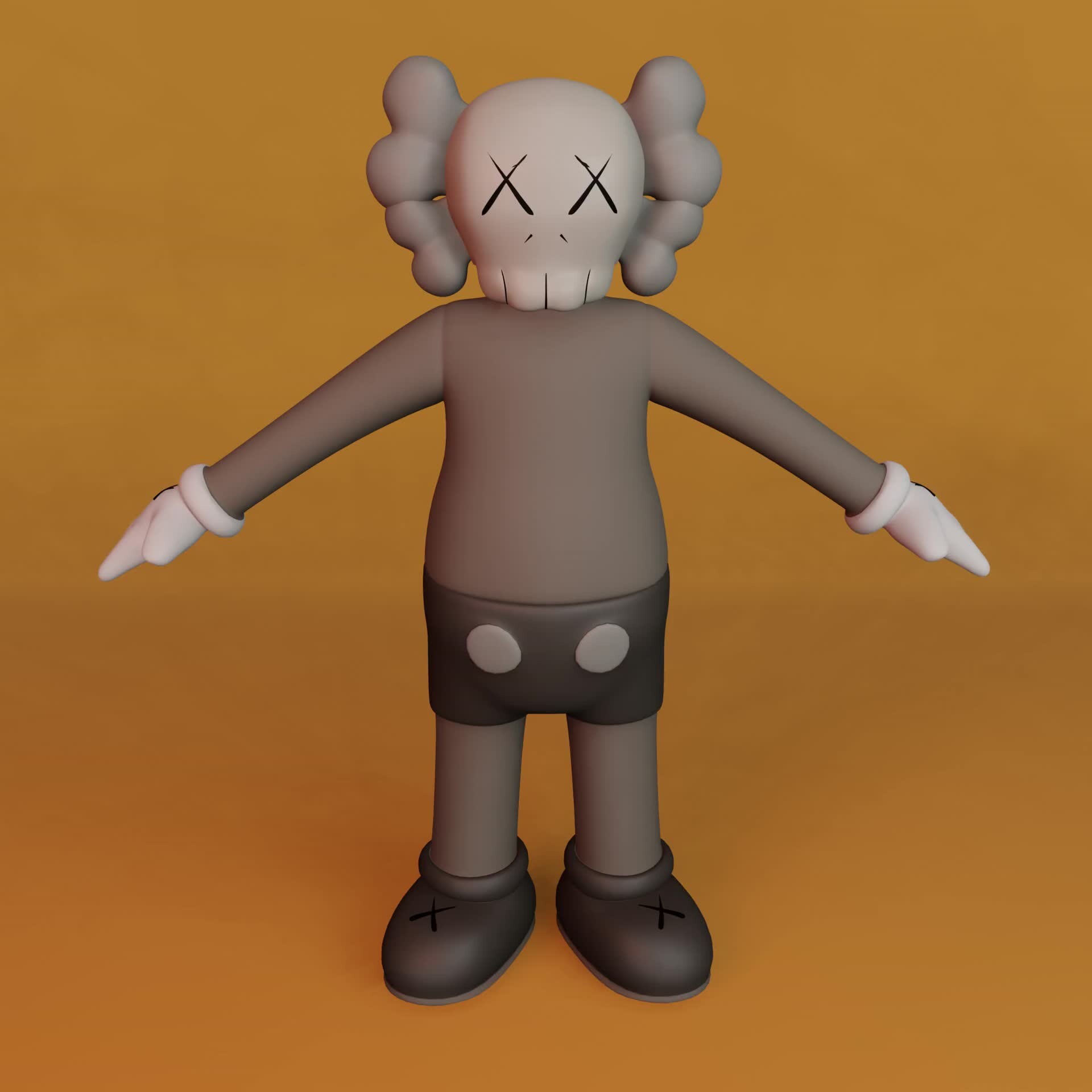 ArtStation - 3D KAWS Figure Render