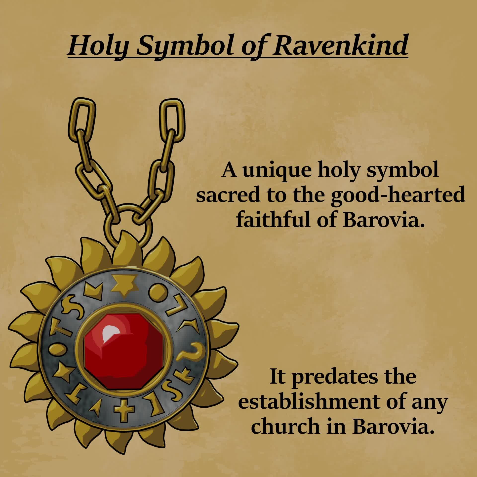 ArtStation - Holy symbol of Ravenkind