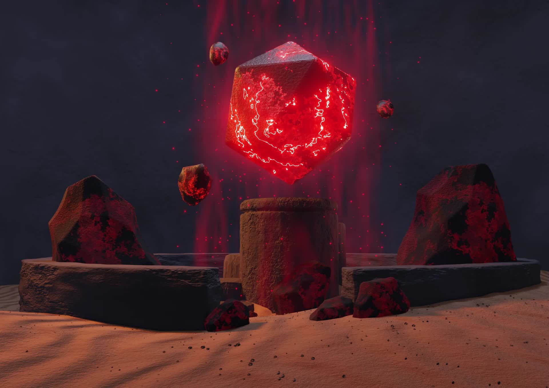 ArtStation - Power core magic stone