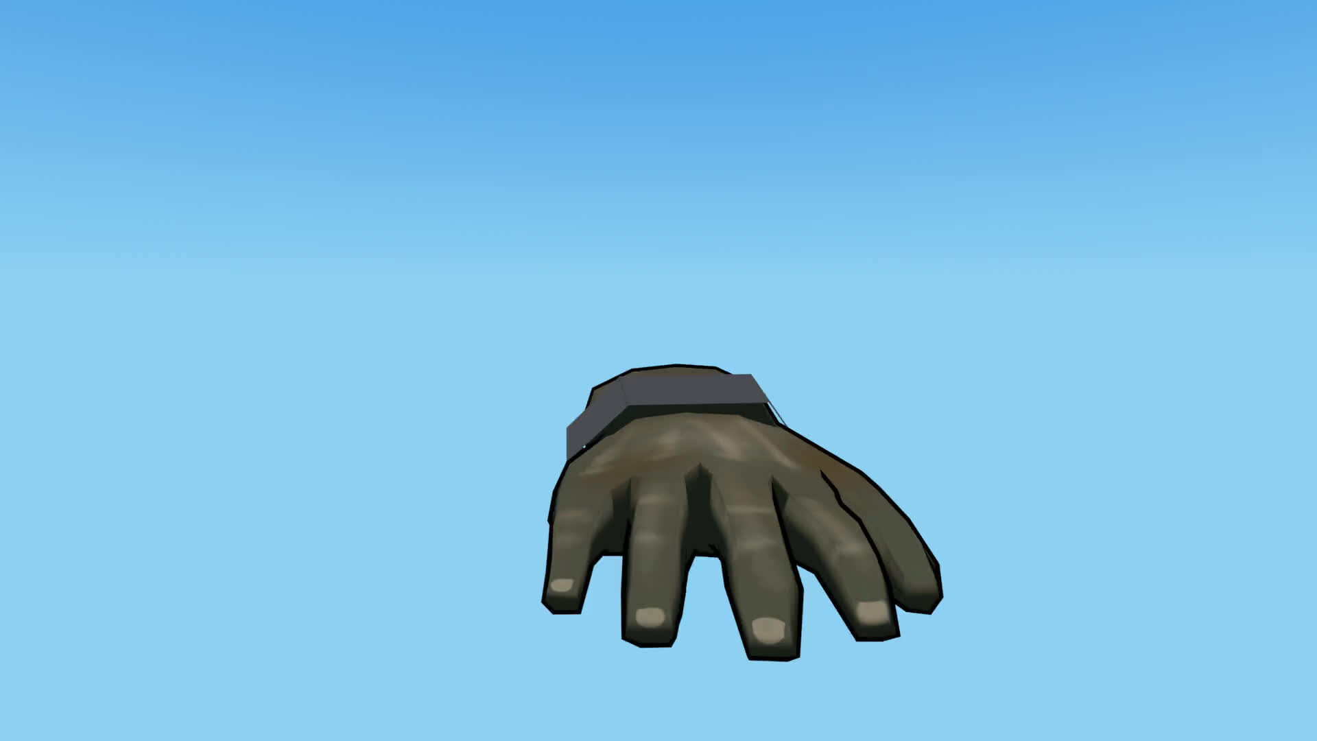 ArtStation - Low Poly Zombie Hand Enemy