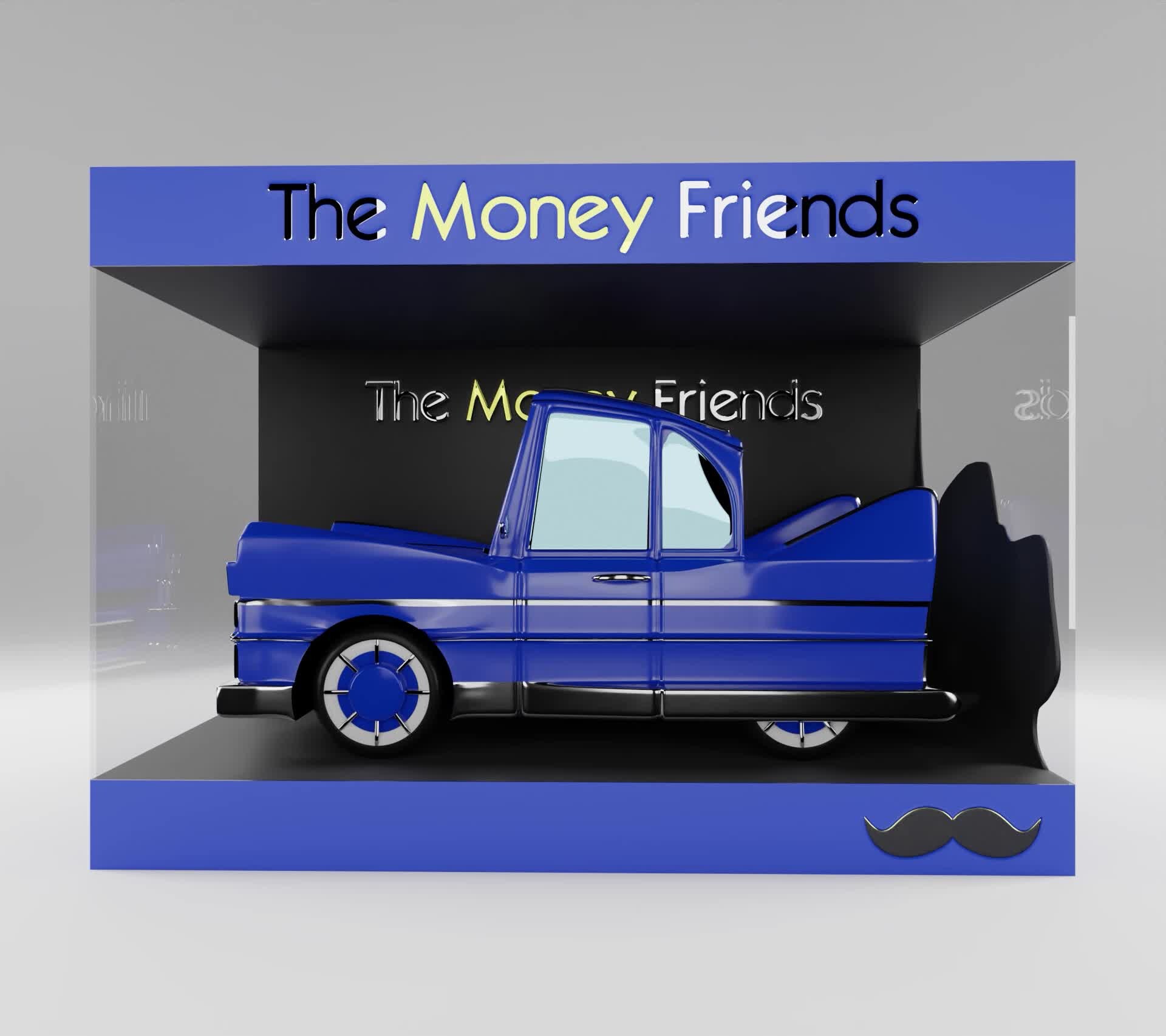 ArtStation - NFT collectible toy car for "The Money Friends".