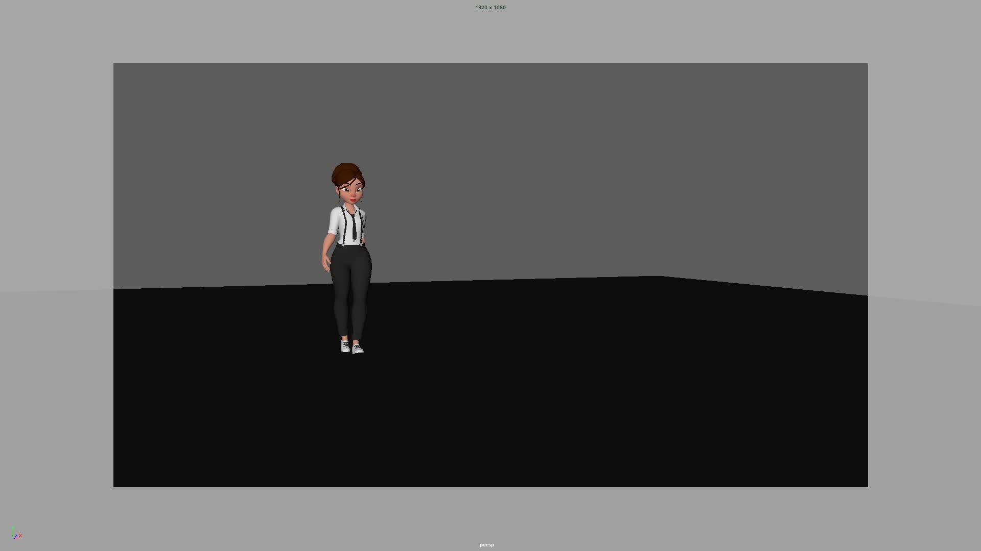 ArtStation - Female progressive walk cycle