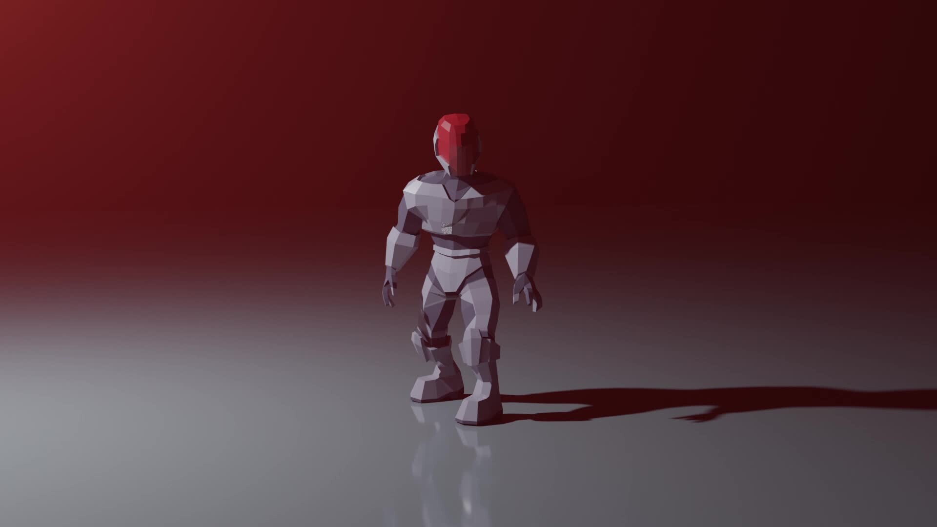 ArtStation - Low-poly Space Marine