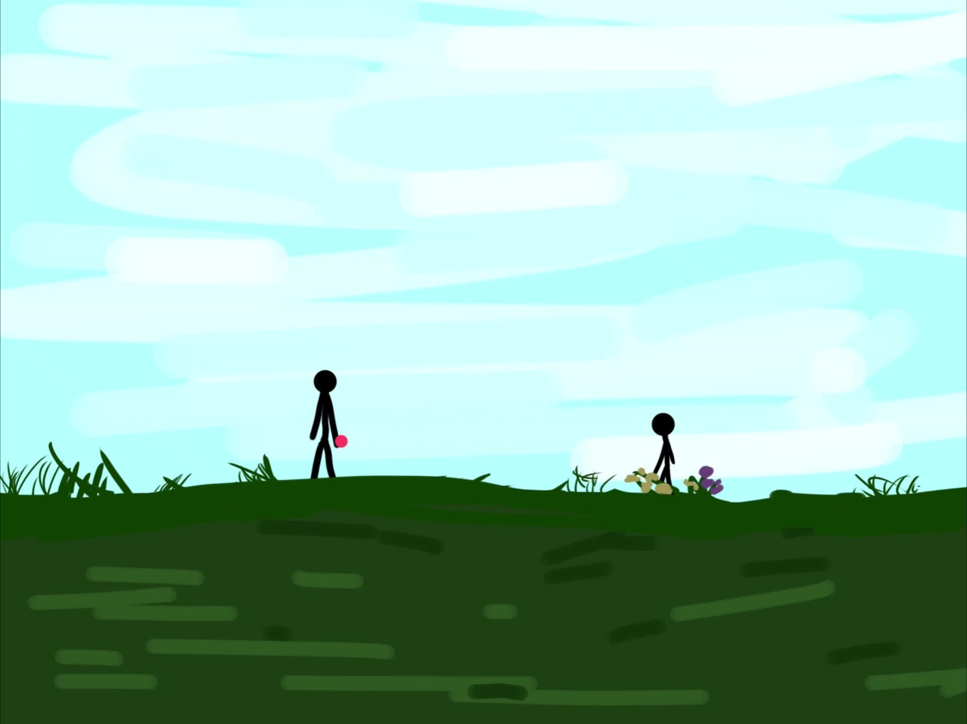 ArtStation - Stickmen play catch