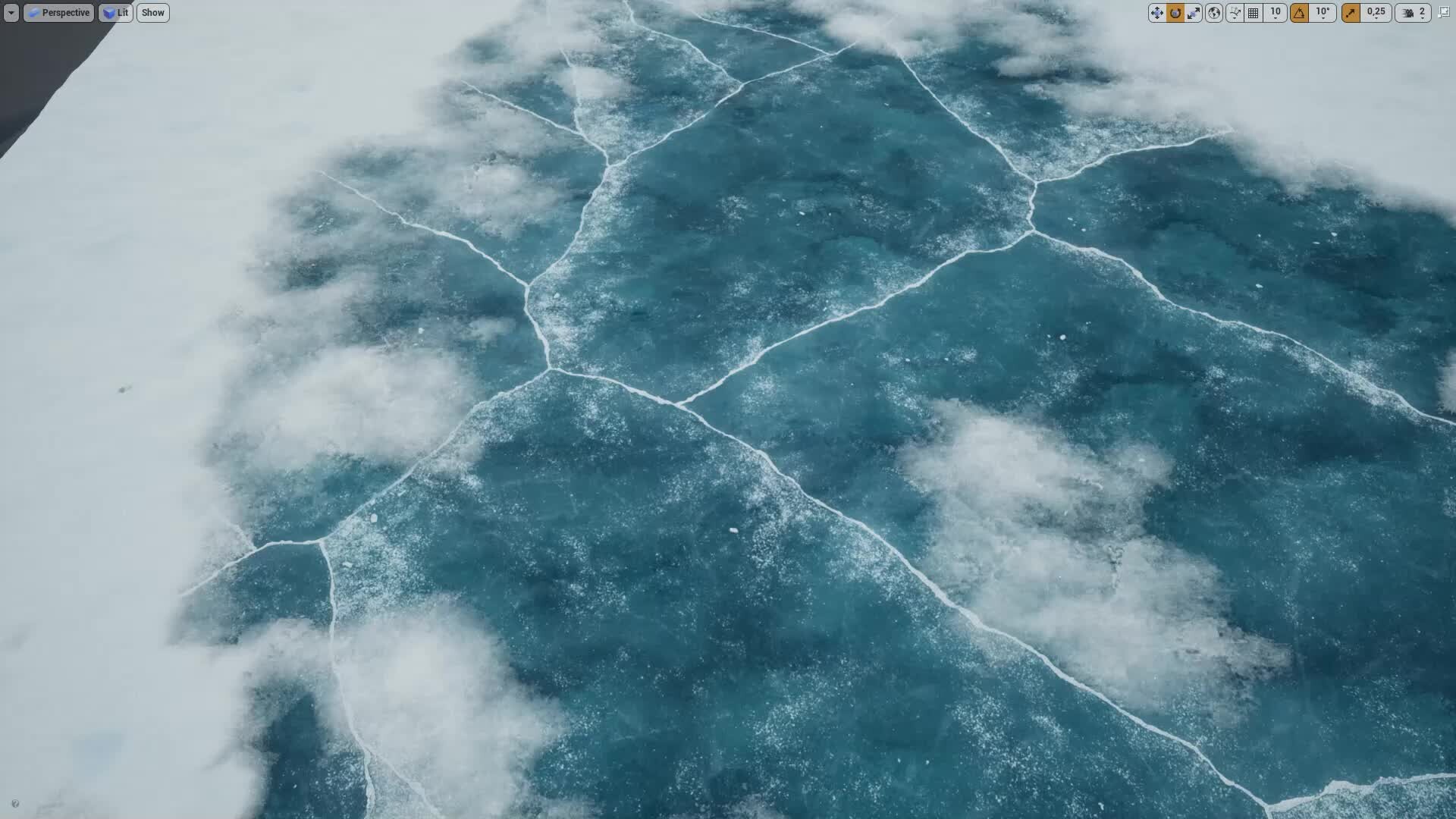 ArtStation - UE4 - Snow Flakes / ice Shaders