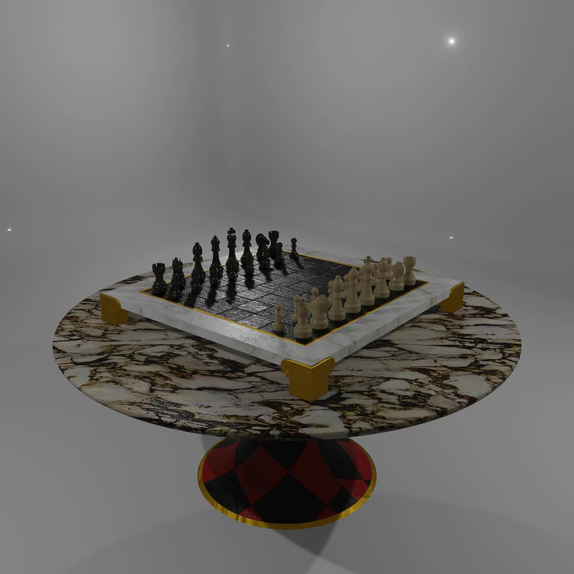 ArtStation - The Chess Table of the Universal Mind🧠