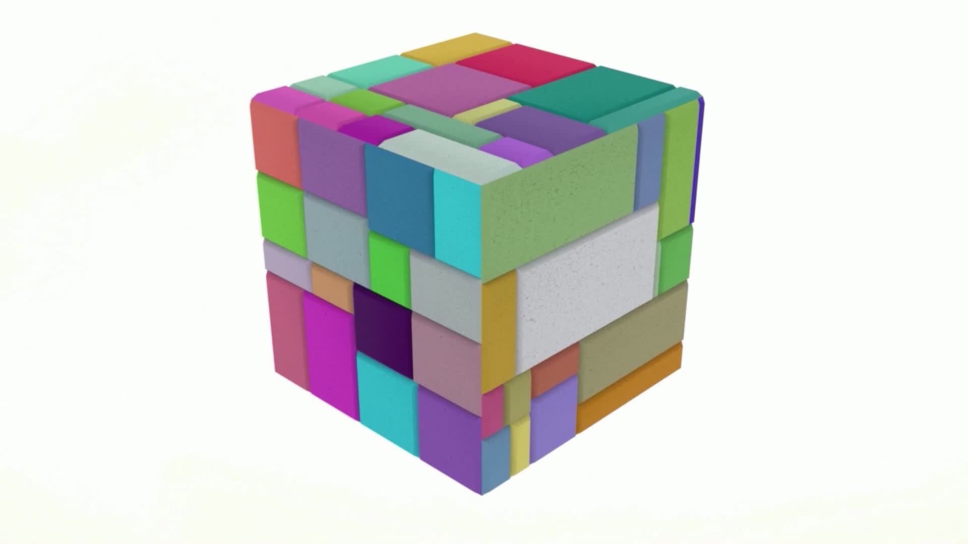 ArtStation - Animation of colored surfaces.