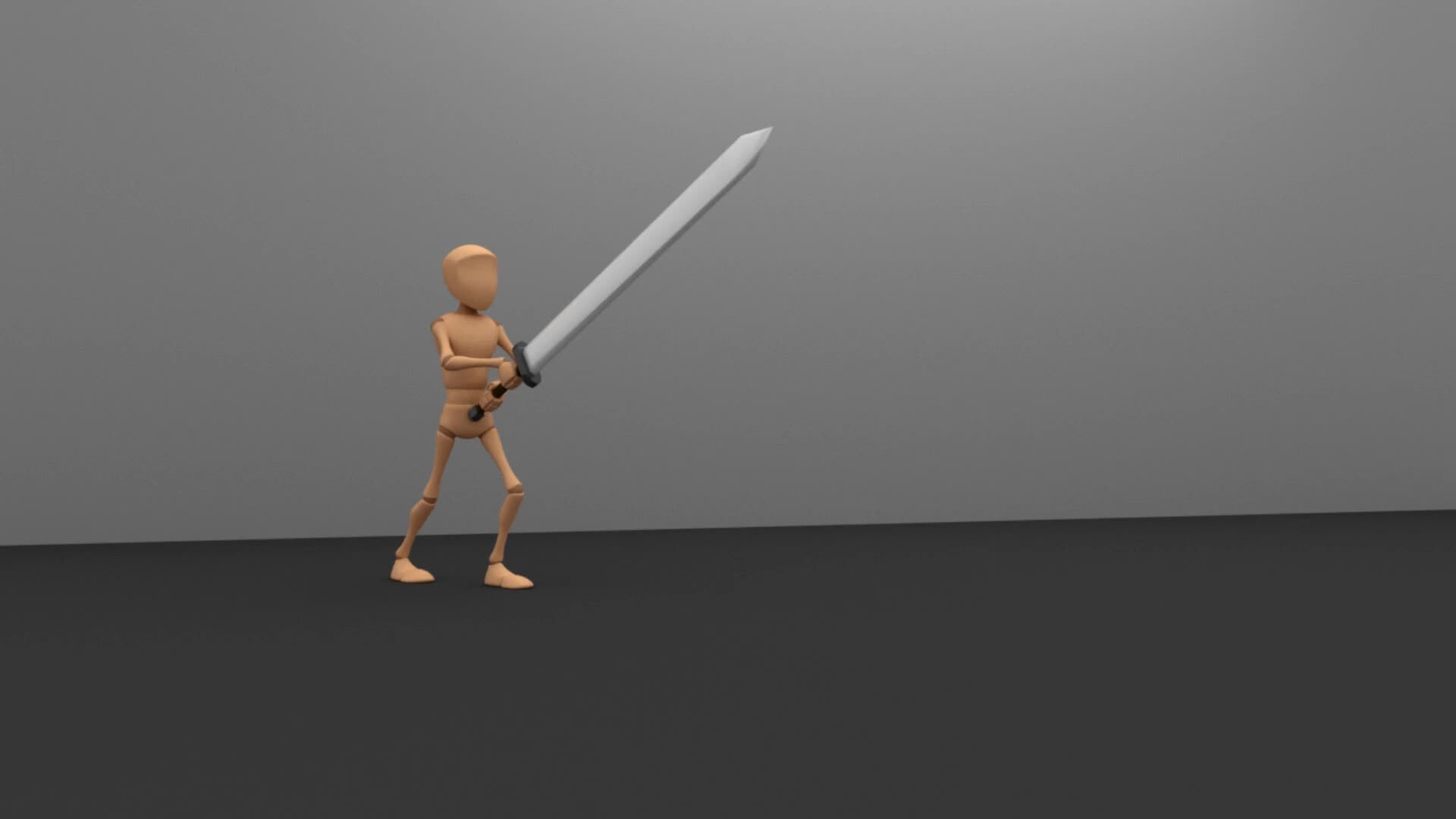 ArtStation - Large sword thrust