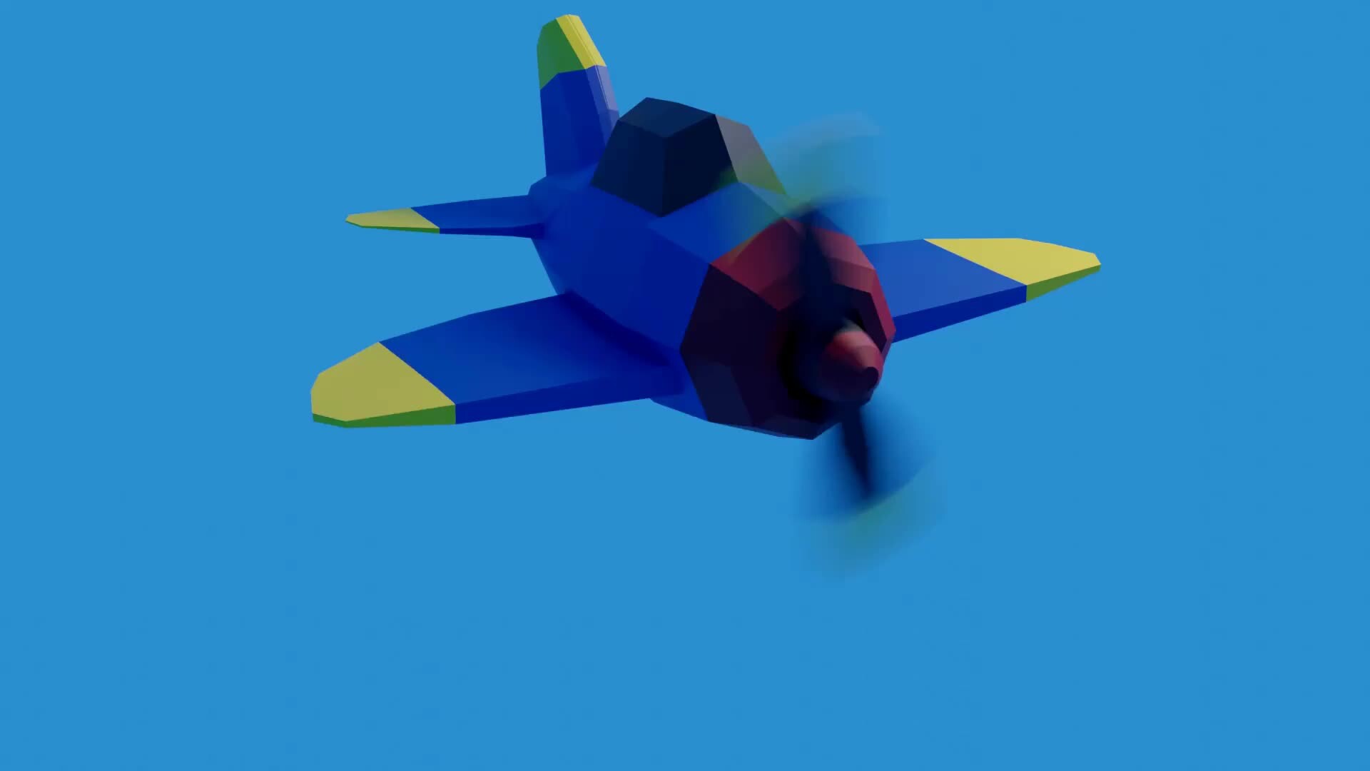 ArtStation - Blue Airplane Animation