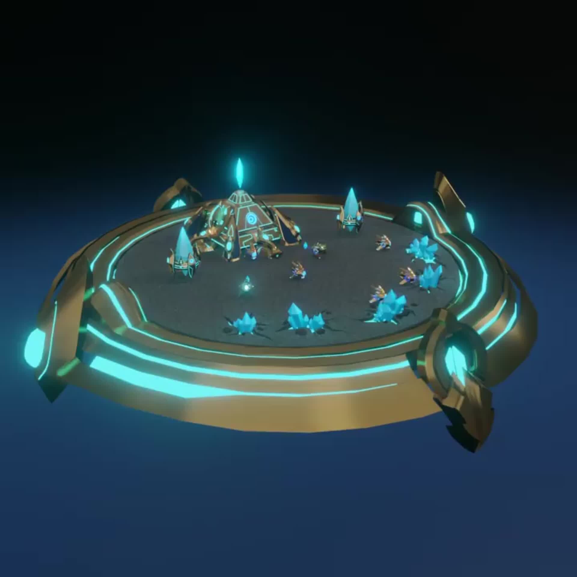 ArtStation - Protoss base FanWork