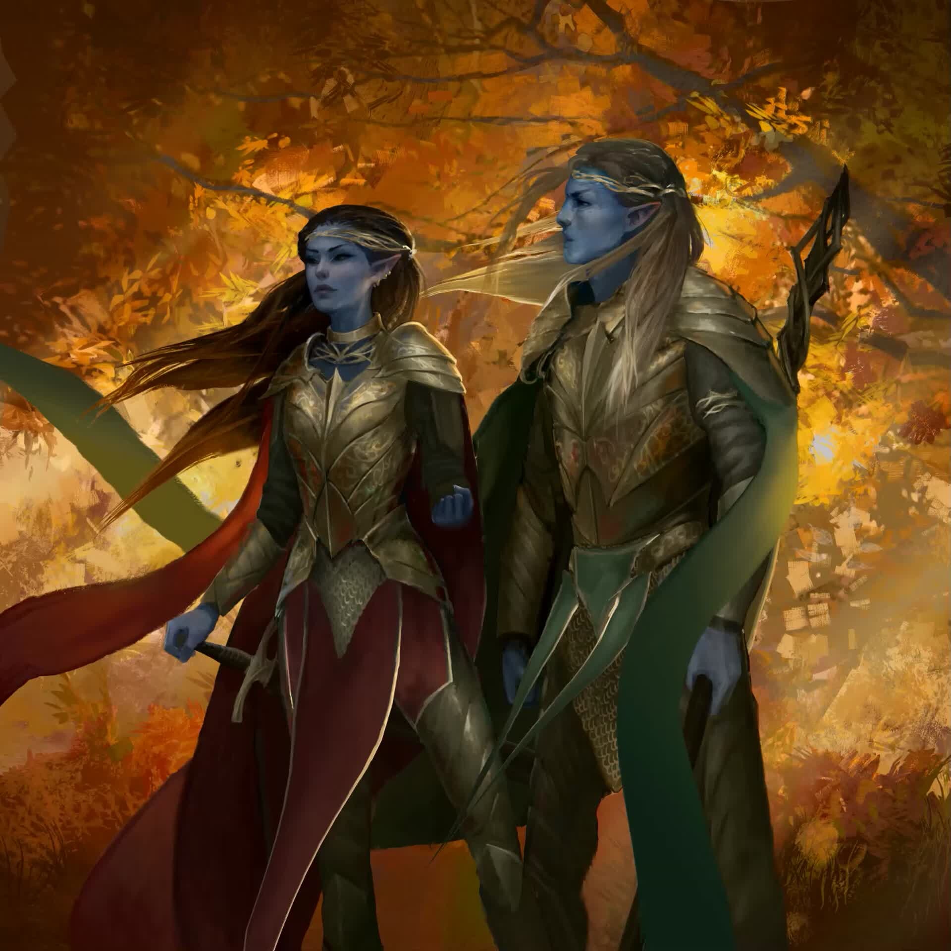 ArtStation - Blue Elves