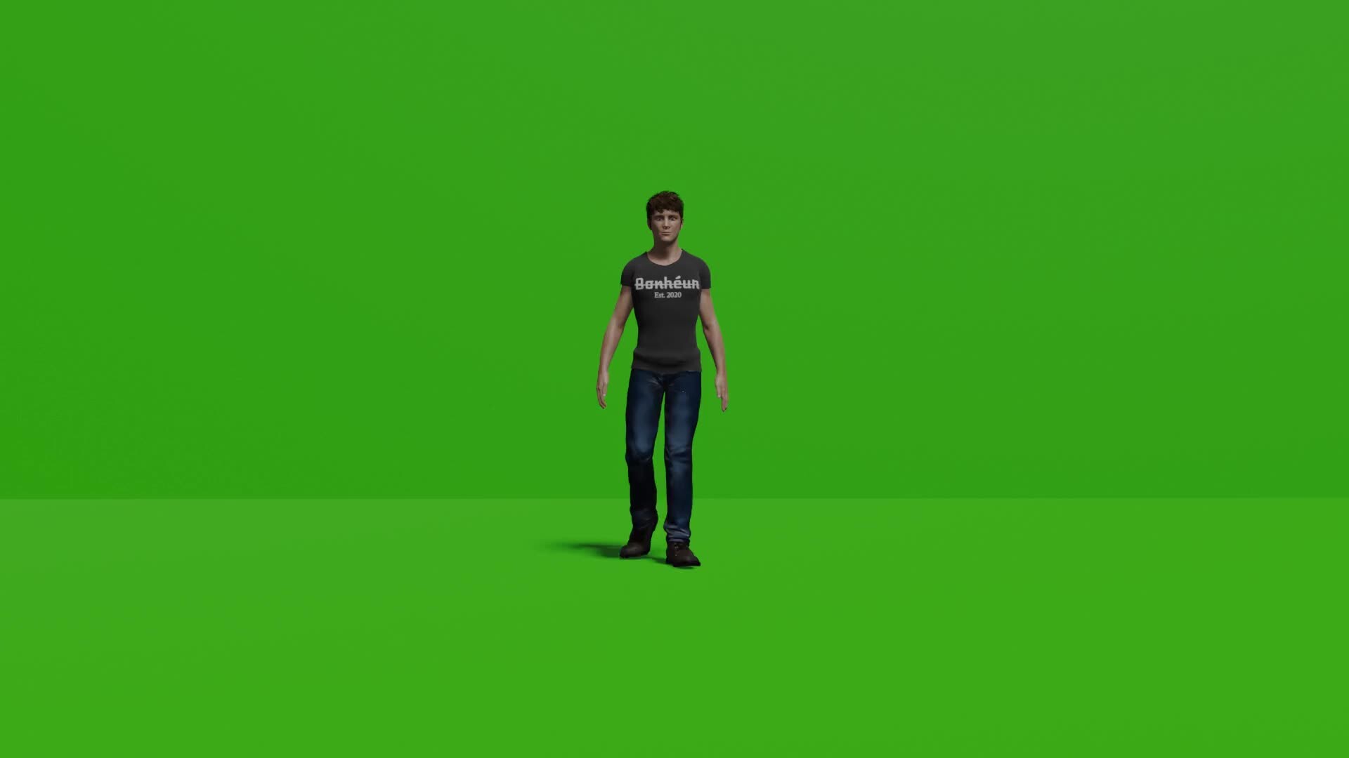 ArtStation - First_motion_captured_animation_simple_walk