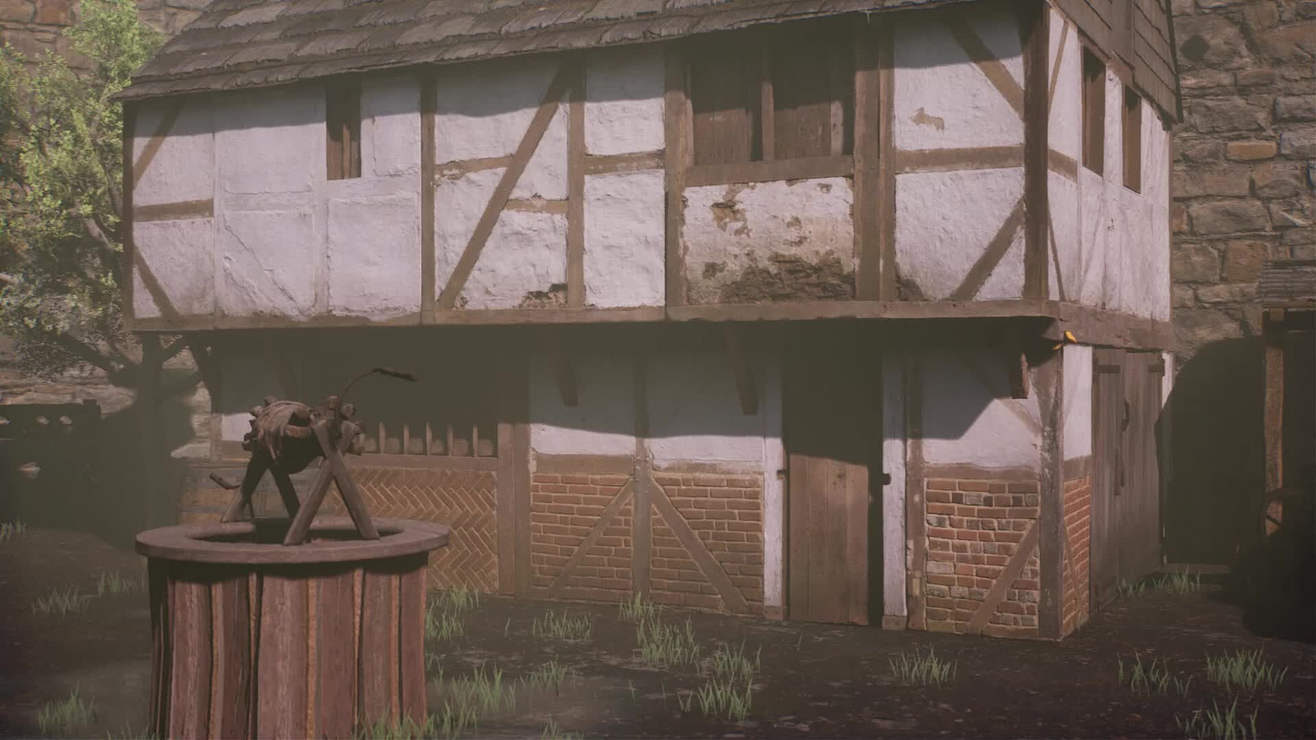 ArtStation - Medieval place around a well