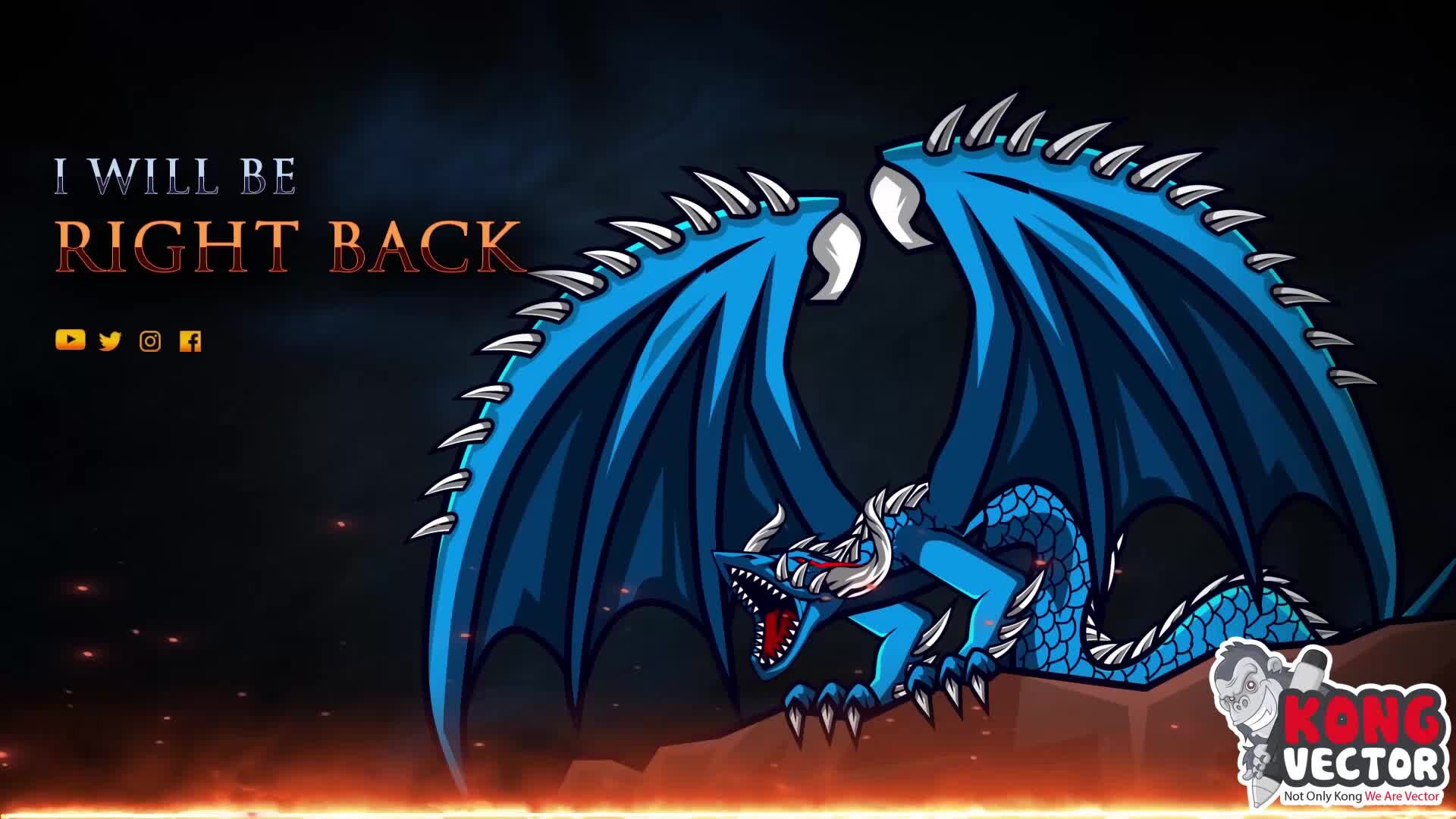 ArtStation - Dragon BRB Screen