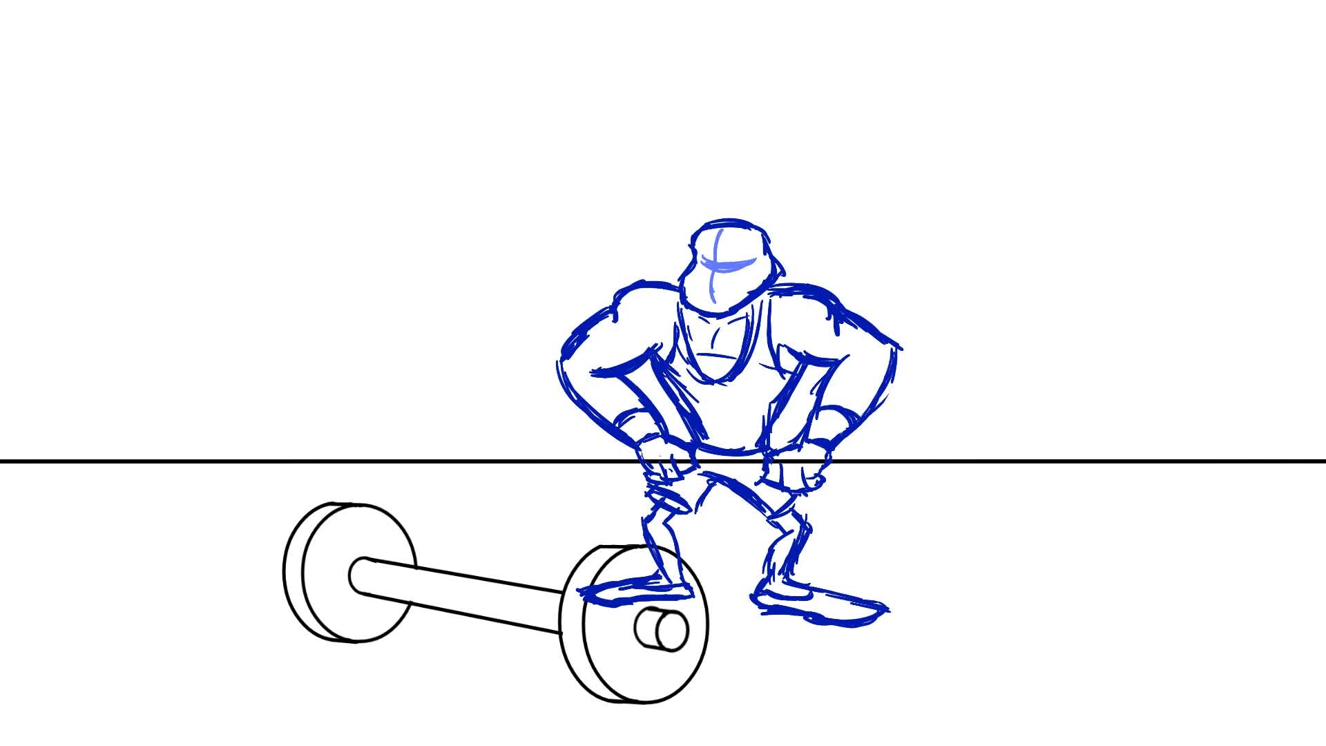 ArtStation - Weight Lifter Animation