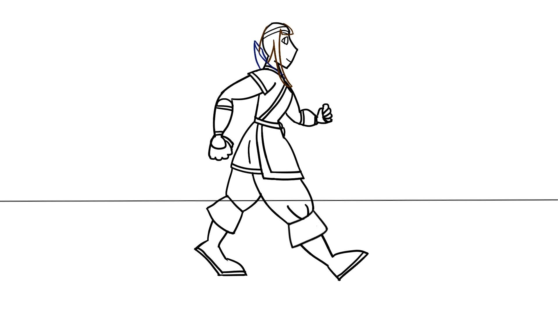 ArtStation - Walk Cycle Animation