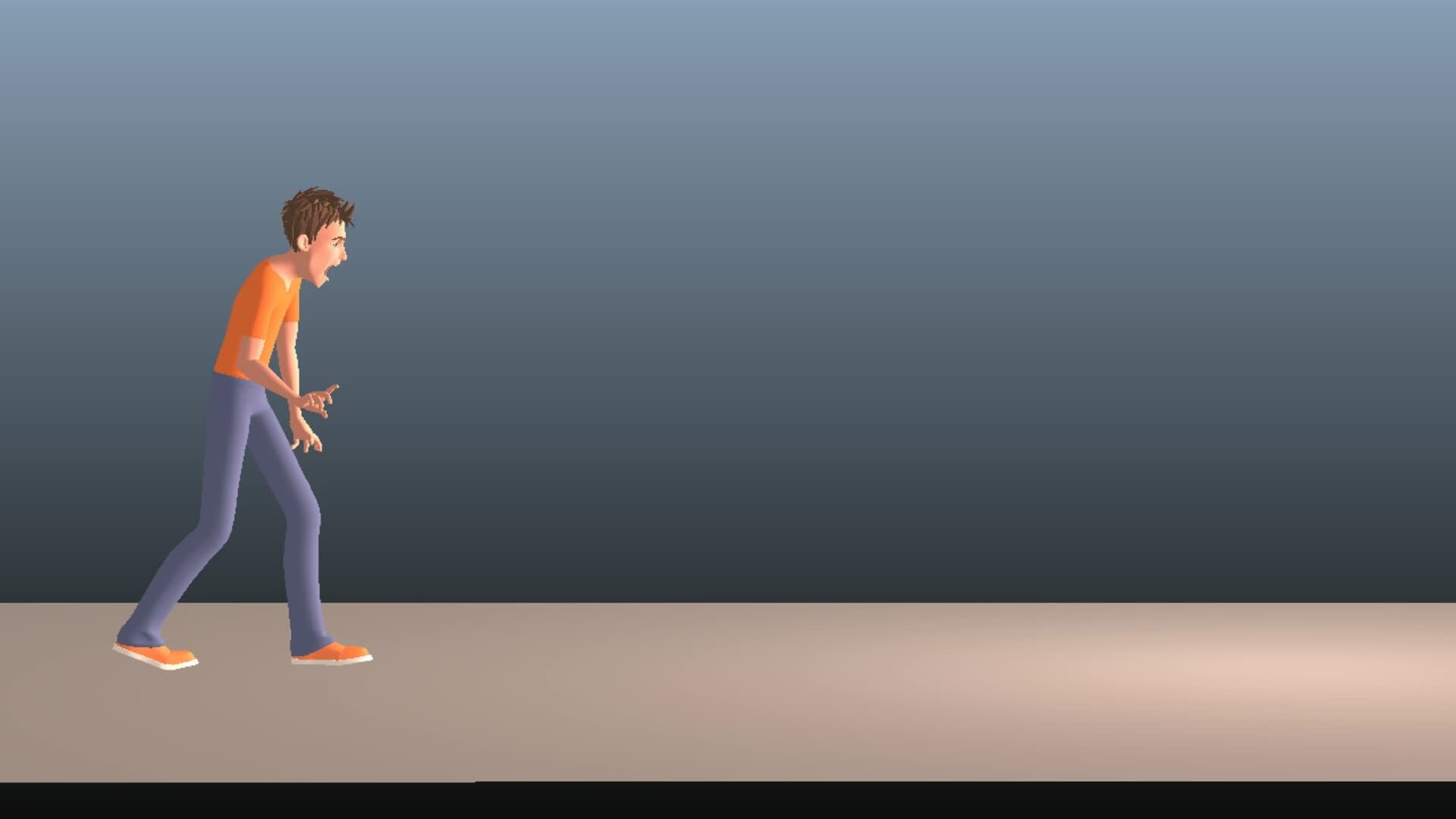 ArtStation - Zombie walk cycle - short animation practice