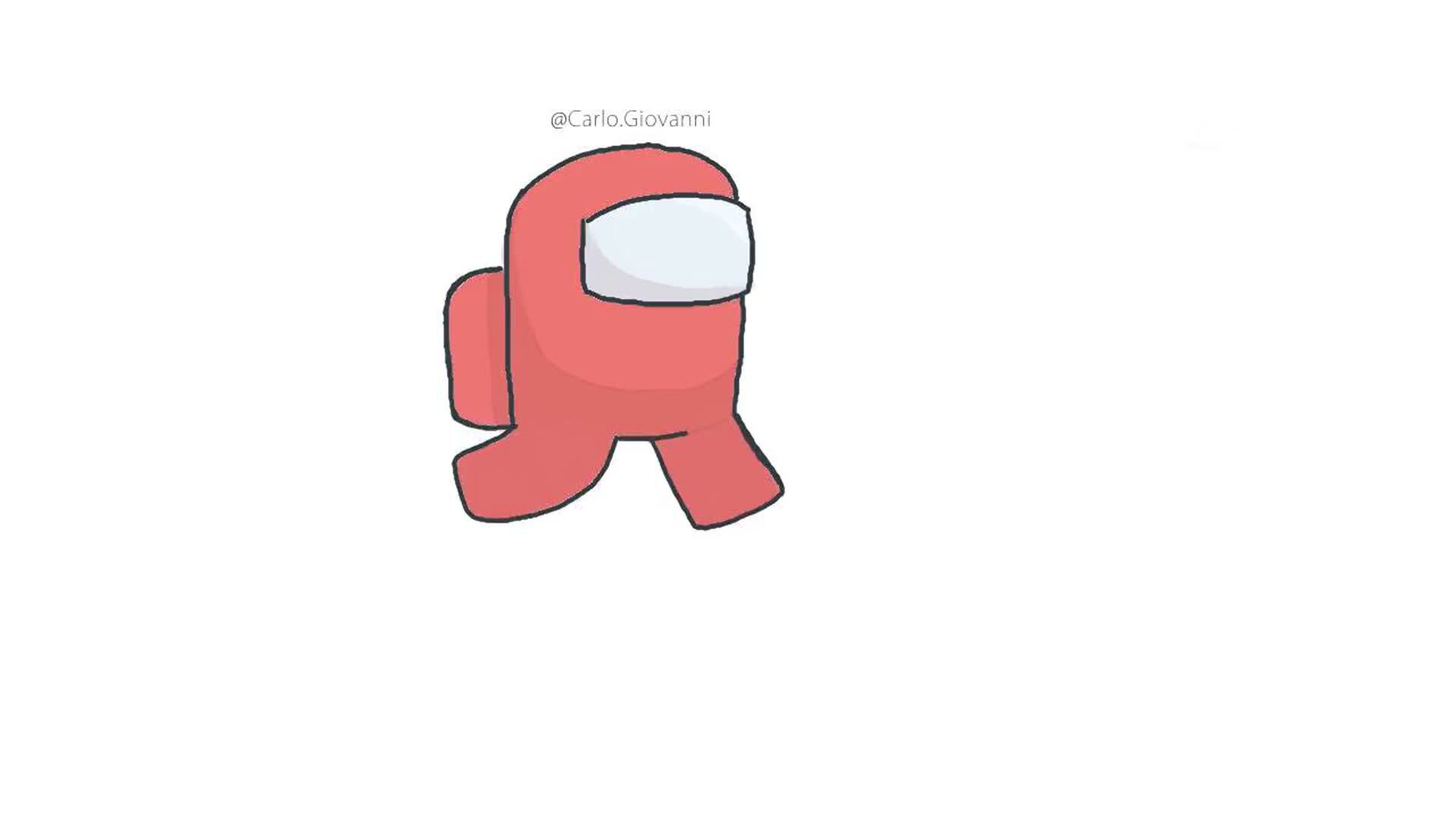 ArtStation - Among Us Walk Cycle