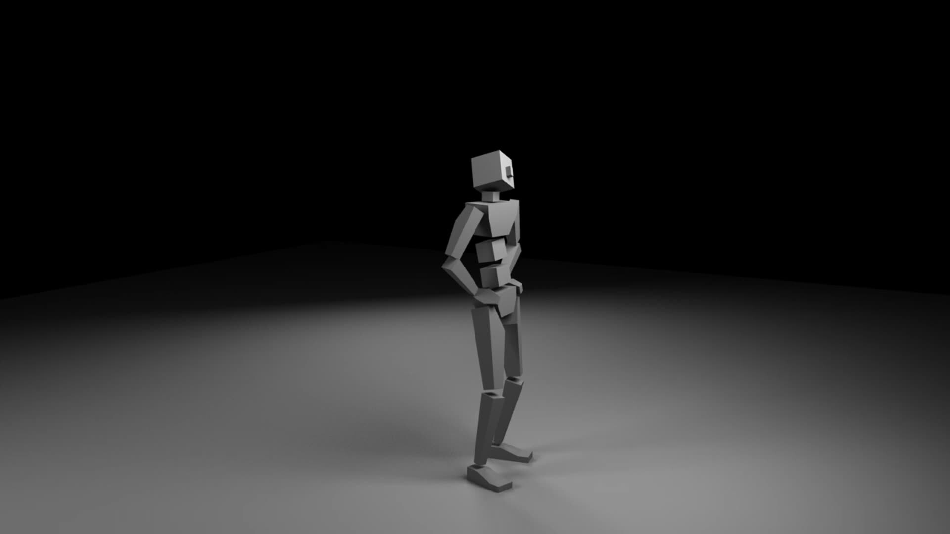 ArtStation - Motion practice Look Back