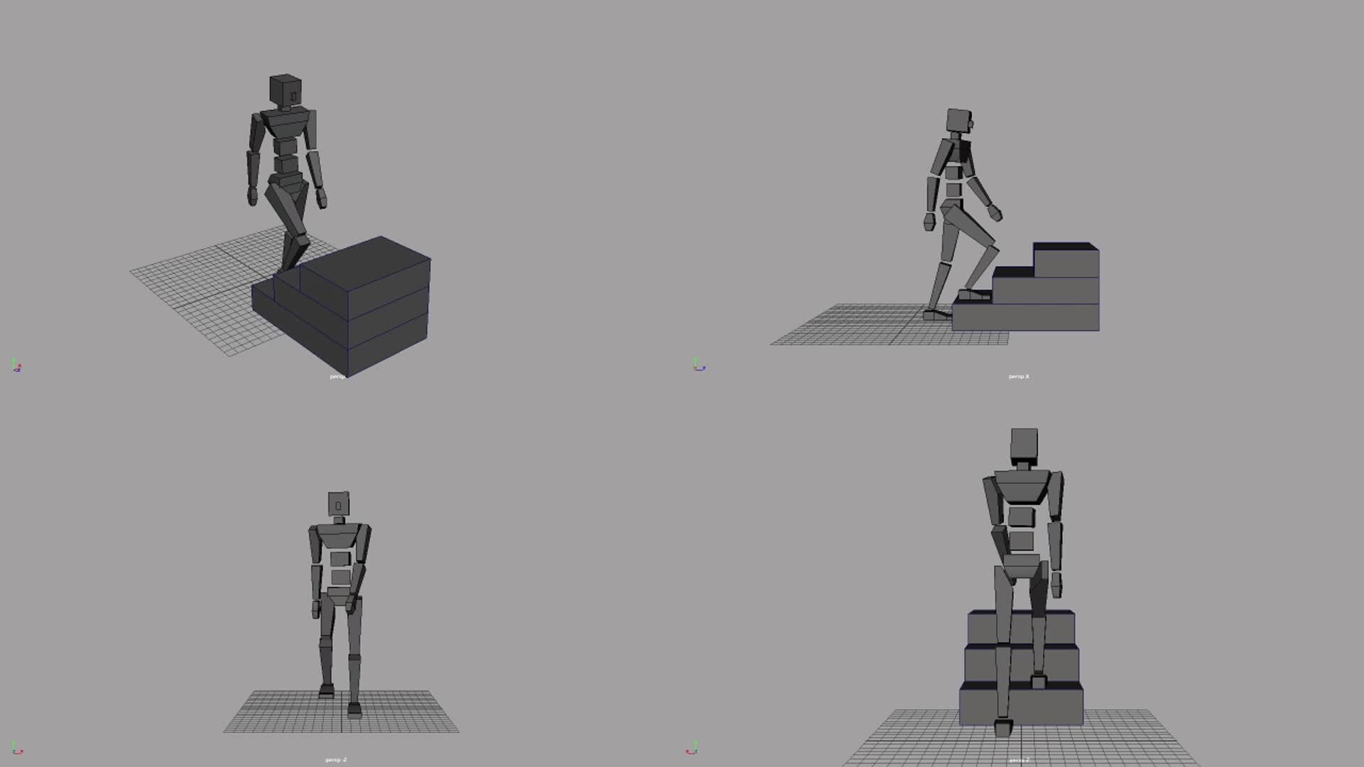 ArtStation - Motion practice Go Upstairs