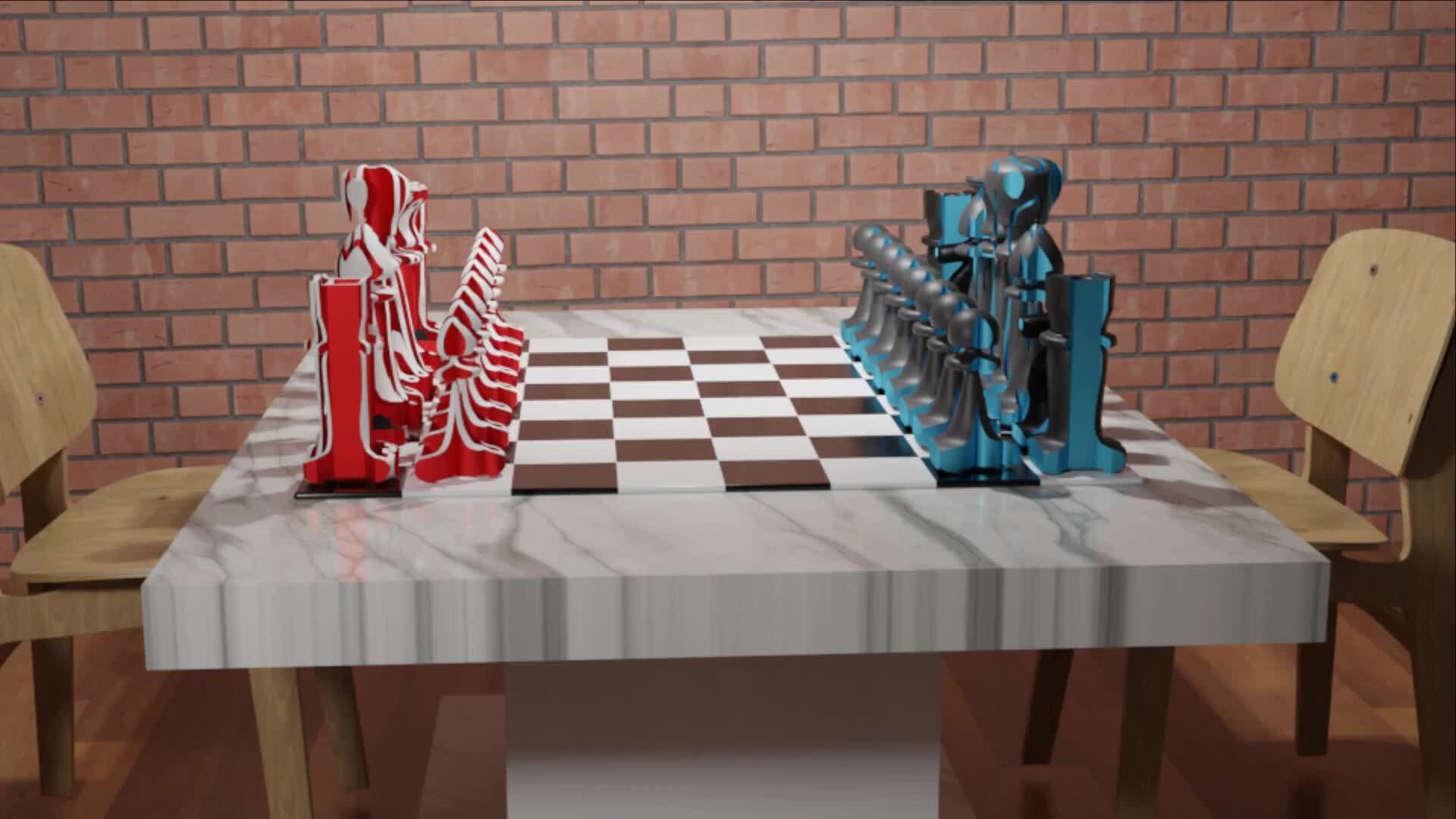 ArtStation - Chess Pieces animation
