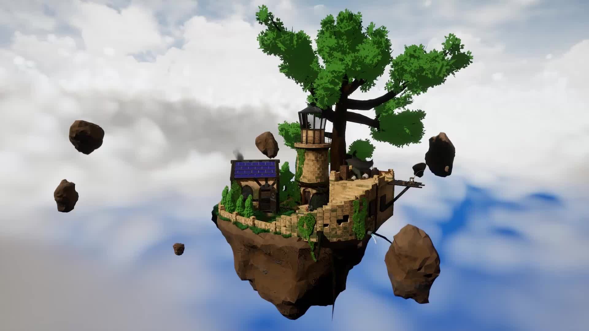 ArtStation - Floating Lighthouse