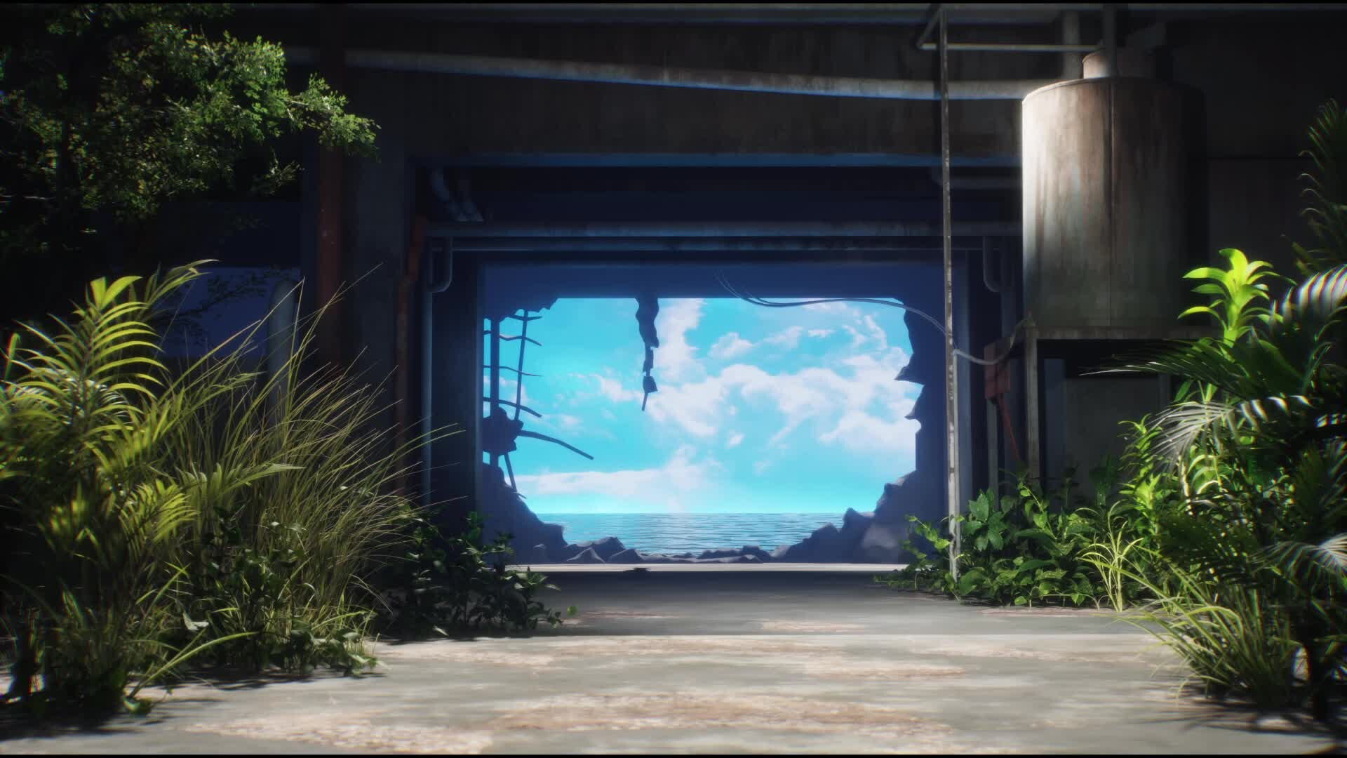 ArtStation - Seaside Factory concept by mocha, Gavin Yiu