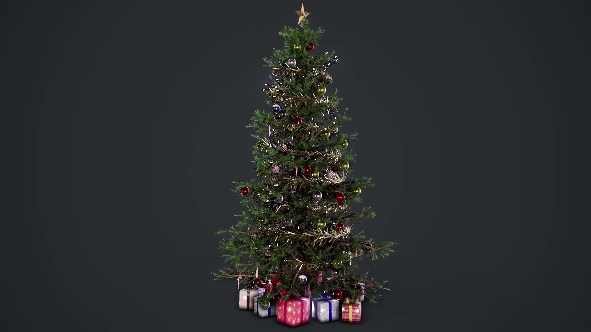 ArtStation - Procedural Christmas Tree
