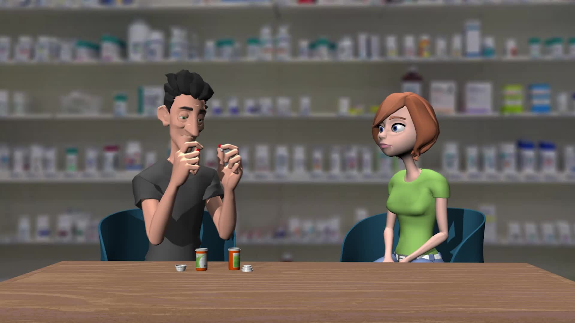 ArtStation - "Pill" - 3D Dialogue Animation