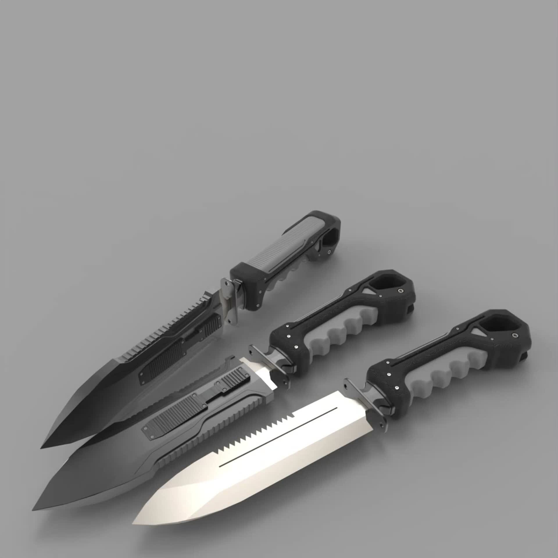 ArtStation - Sci Fi Knife