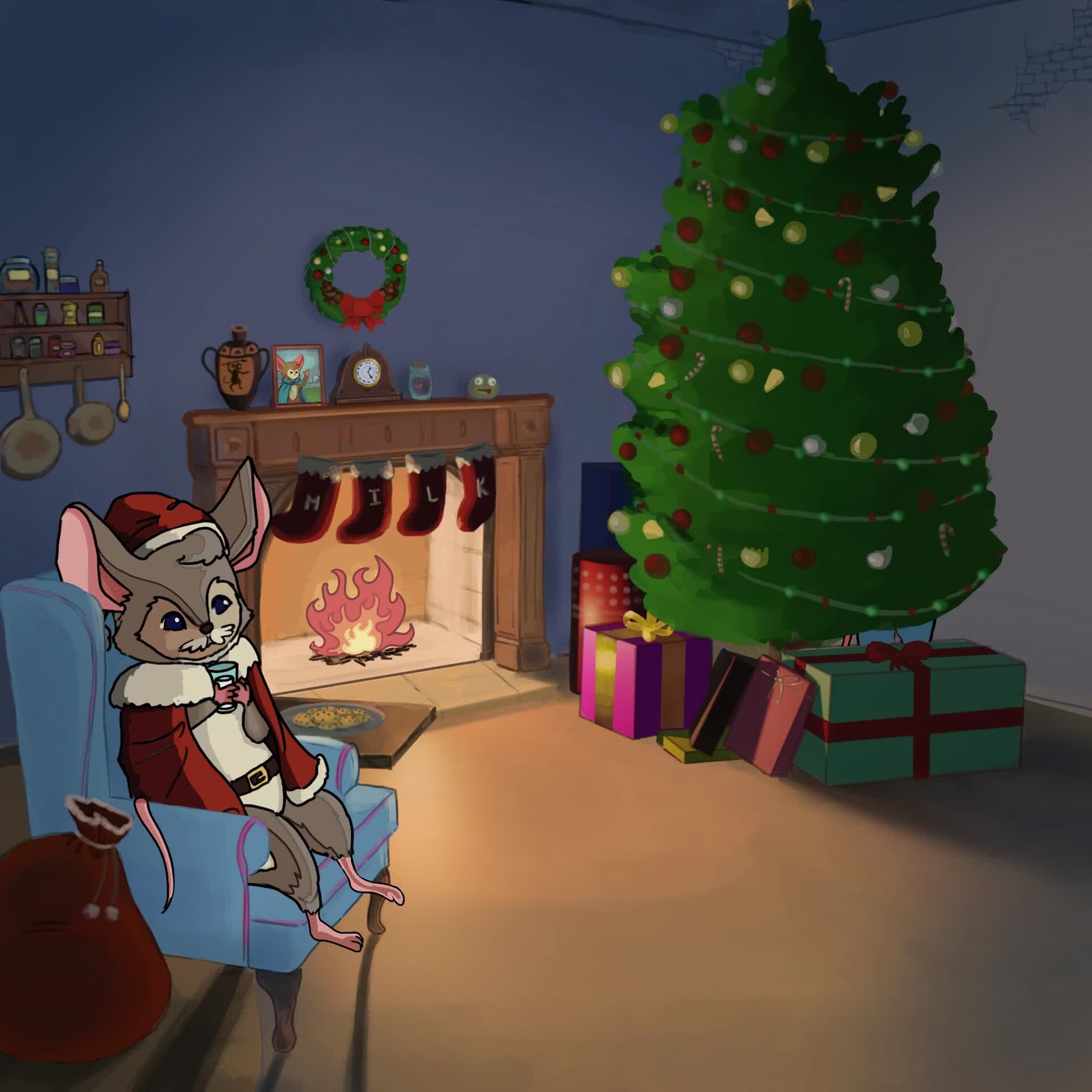 ArtStation - Mice Christmas