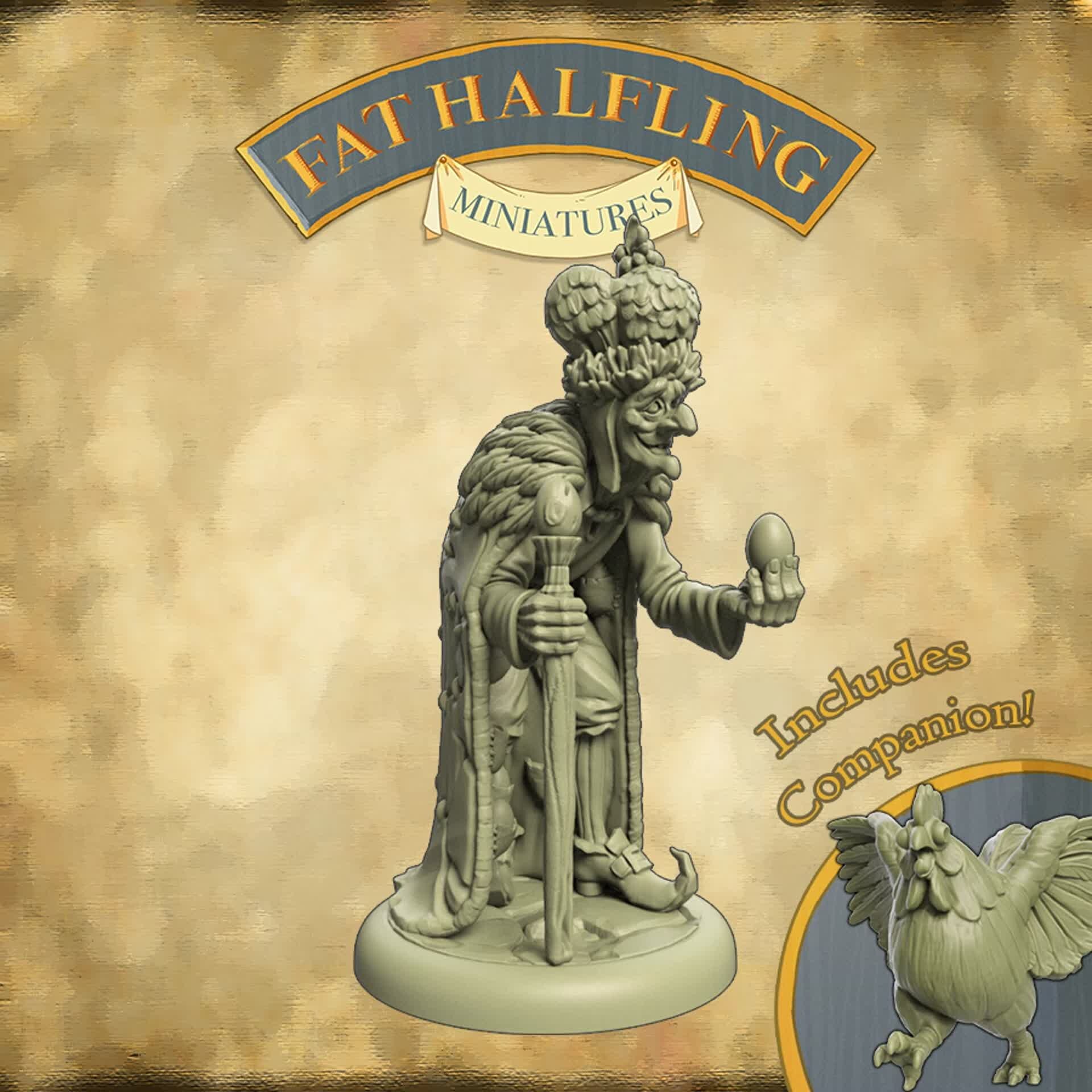 Jamie Phipps - The Chicken King - Fat Halfling Miniatures